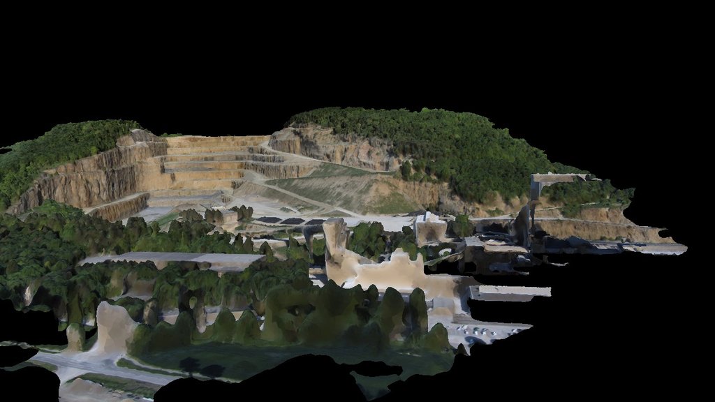 Quarry 3d Mesh - 3D model by James Samwell (@asai) [a8c4627] - Sketchfab