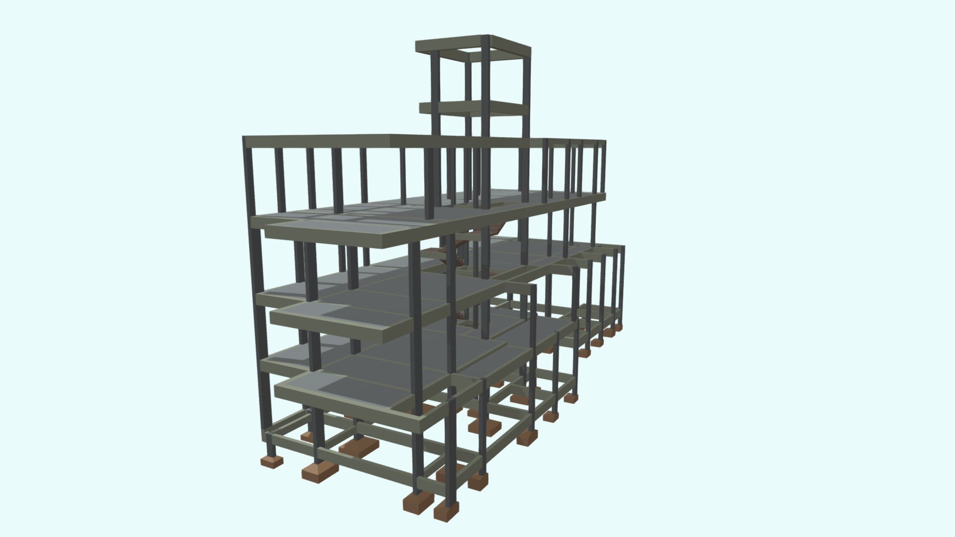 Projeto Estrutural SIM - 3D model by Marcelo.Bach [a8c479f] - Sketchfab