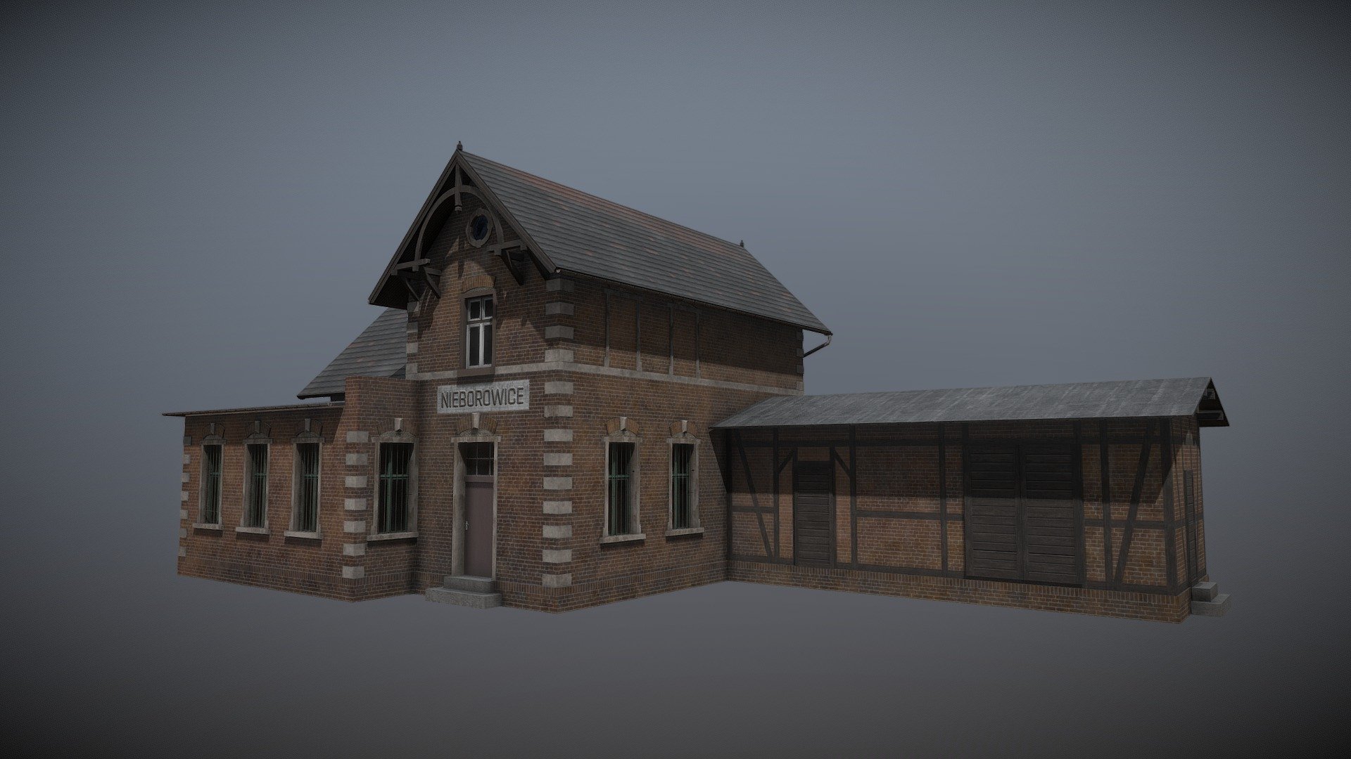 Train Station - Nieborowice, Poland - Download Free 3D model by ...