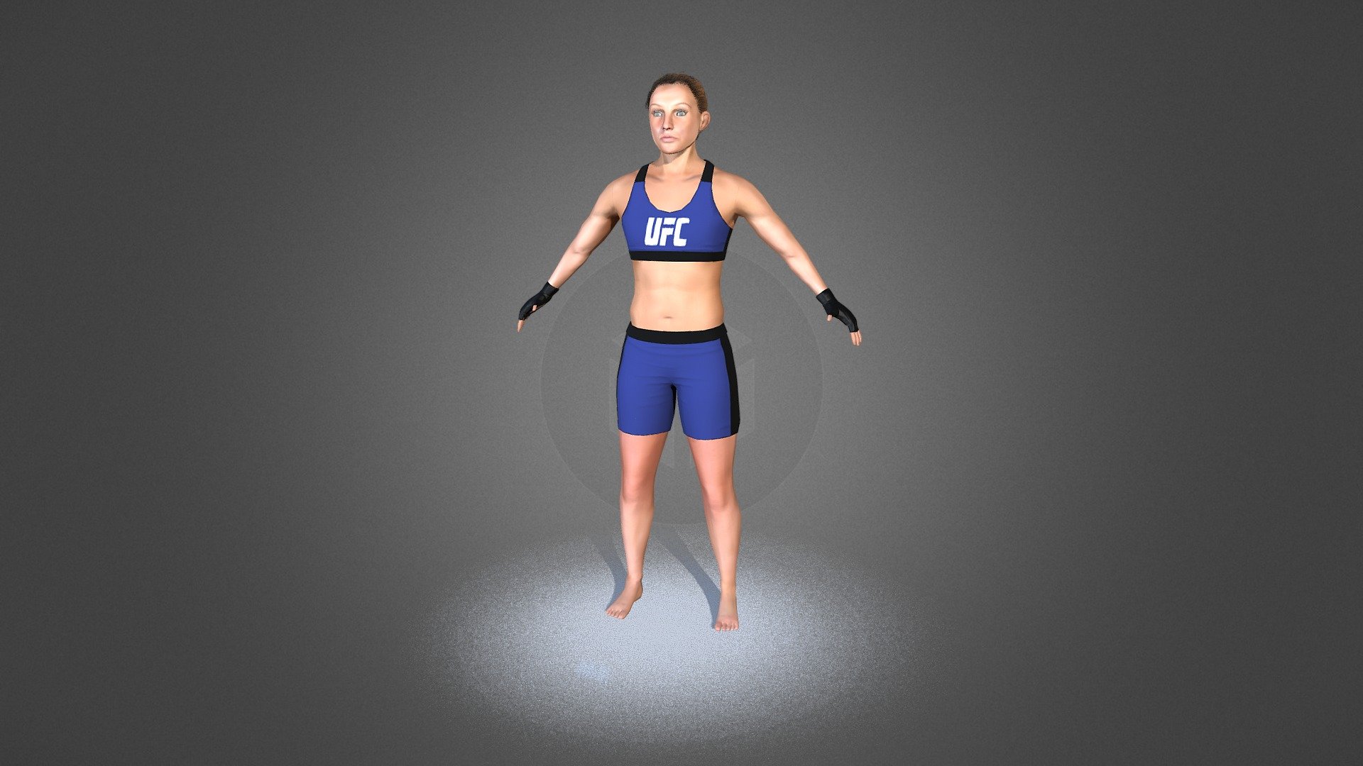 MMA Figther - Download Free 3D model by FedeOde [a8c6d71] - Sketchfab