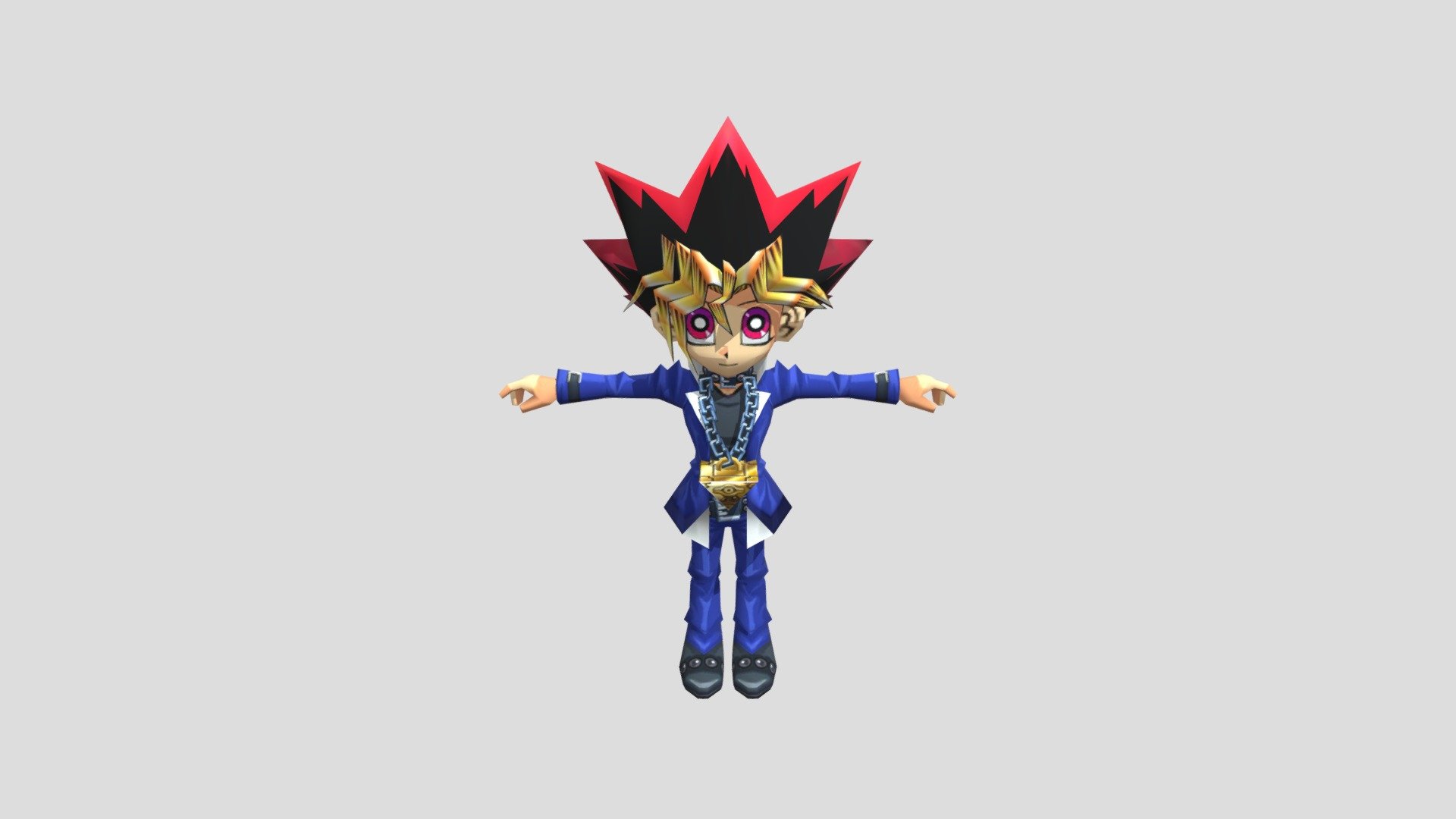 Yugi Muto - Download Free 3D model by Final Fantasy Sonic X (@Yugiohfan ...