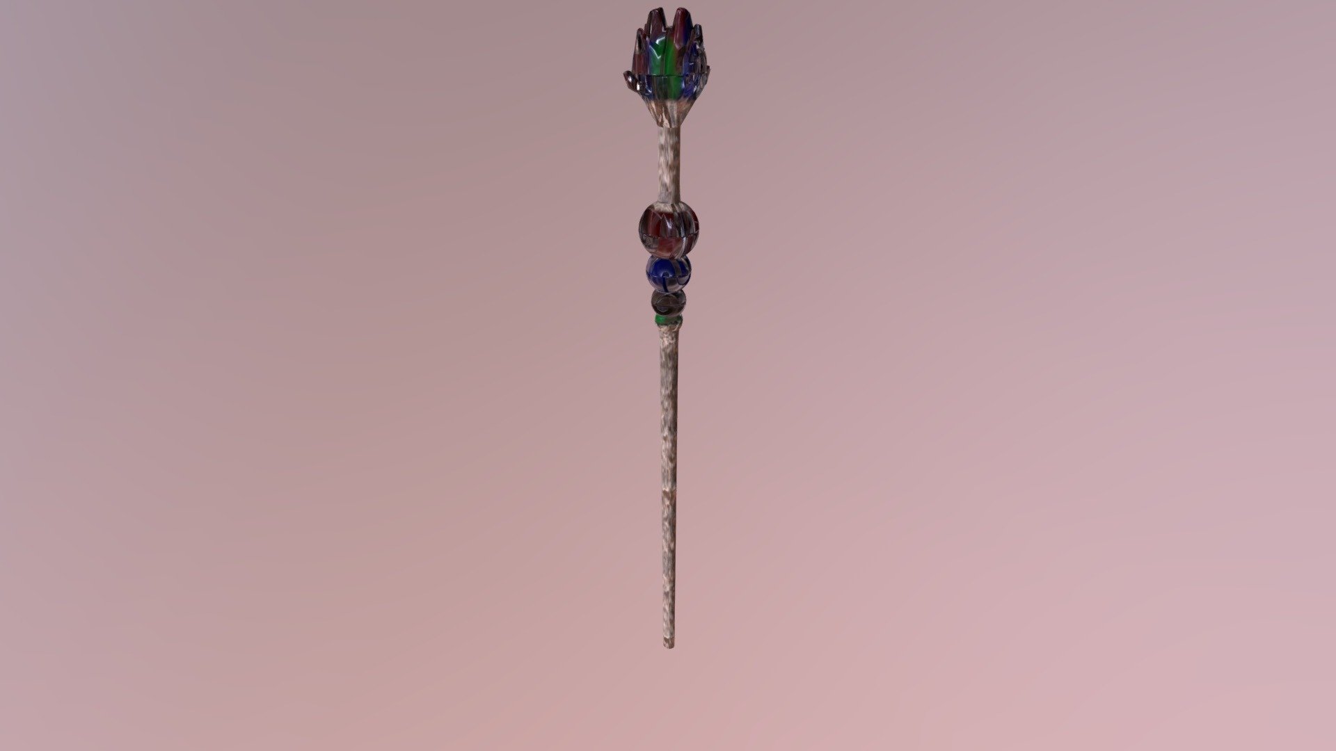 Staff (Low poly) - Download Free 3D model by Andre.Registo [a8c7ced ...