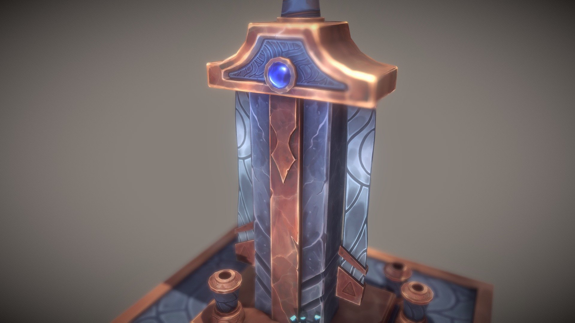 Sword Shrine - 3D model by andrewmelfi [a8c96c3] - Sketchfab