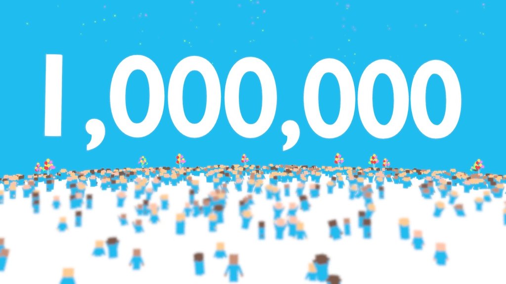 1 Million Members! - Download Free 3D model by Sketchfab [a8cb281 ...