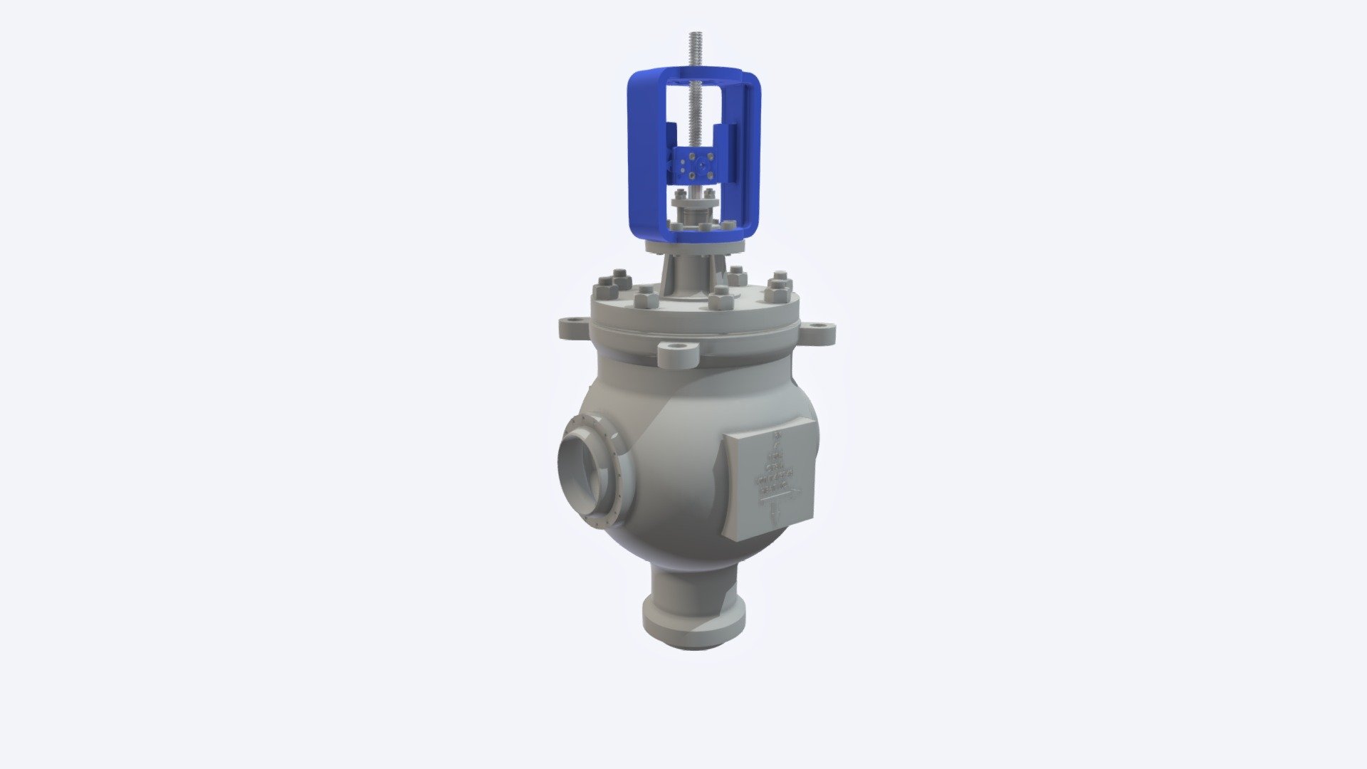3-way Control Valve - 3D model by RES Team (@rusatom) [a8cee33] - Sketchfab