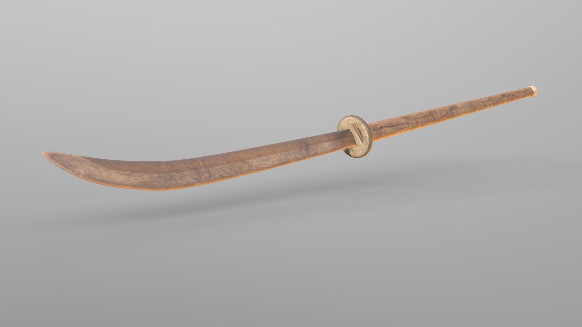 Wooden Naginata – Japanese Polearm - Download Free 3D model by OILX ...