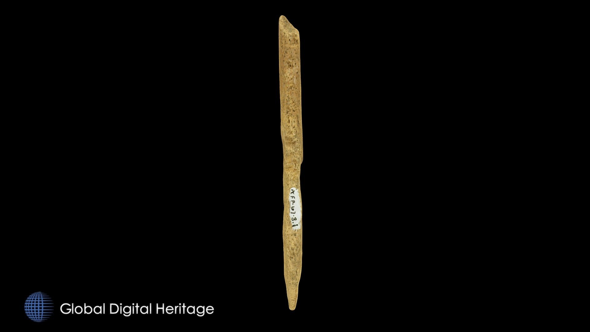 XFP-067 Bone arrow point, Sanak Island, Alaska - Download Free 3D model ...