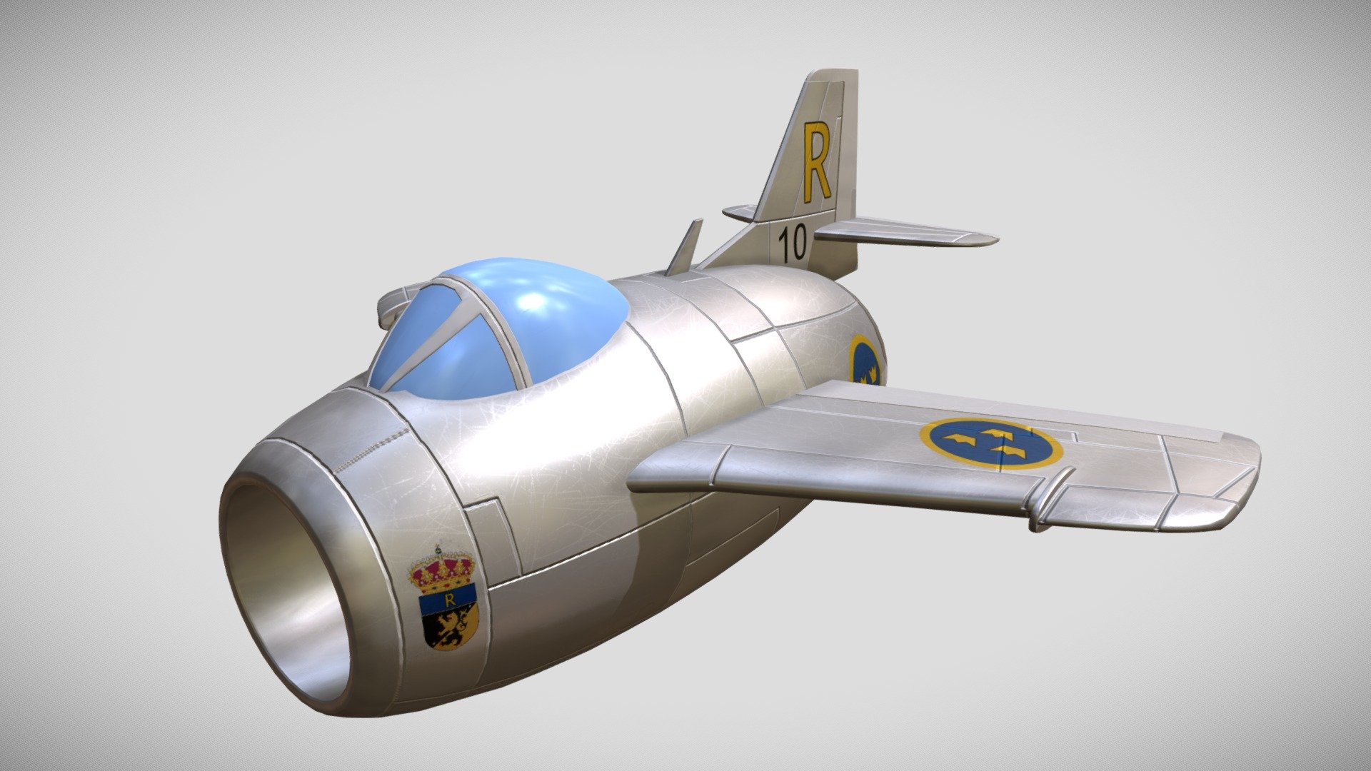 Stylized J29 Tunnan (Barrel) - Buy Royalty Free 3D model by JG3D (@jg ...