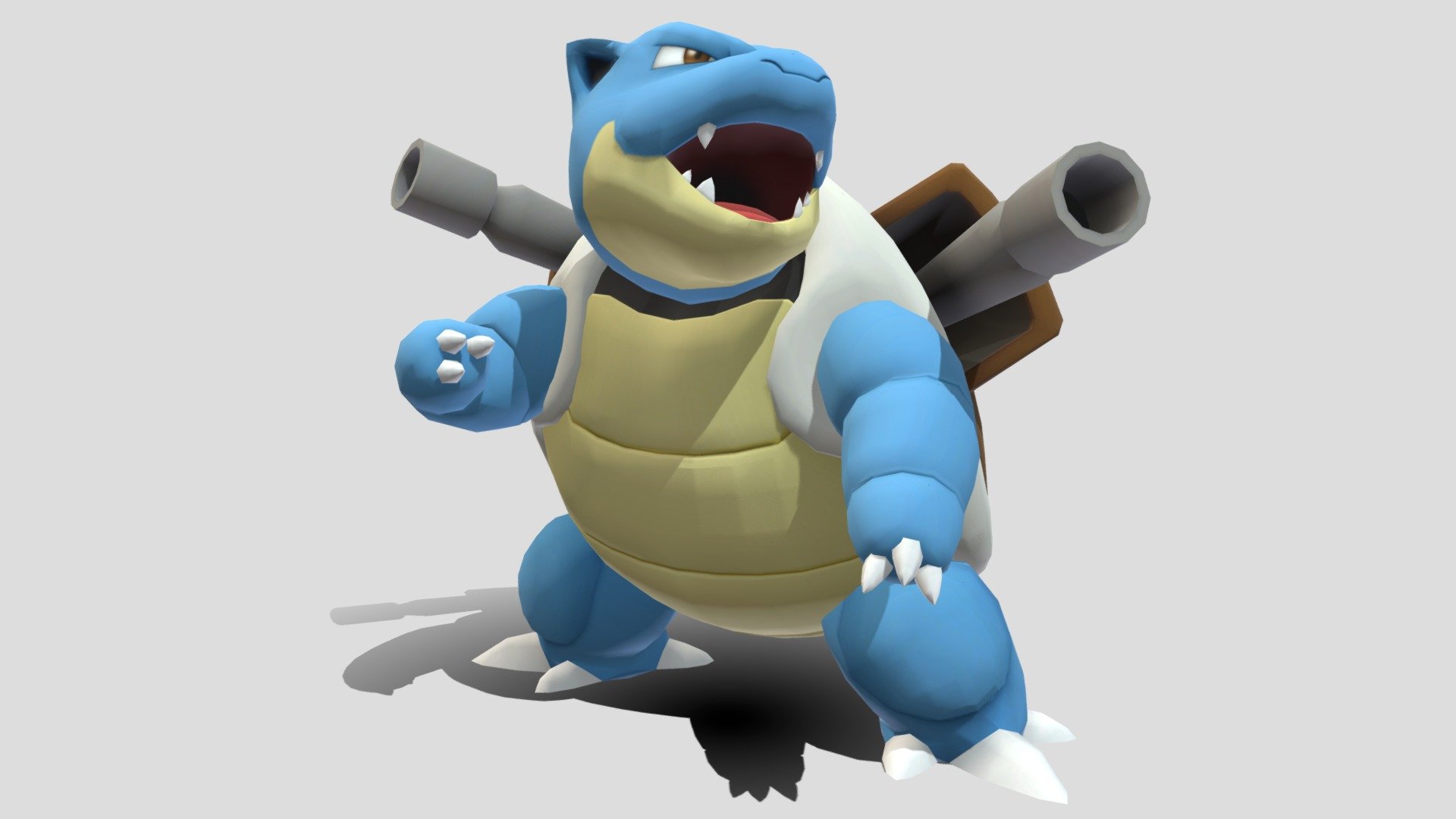 Blastoise Trophy (Smash 4) - 3D model by garfeld2 [a8d1a31] - Sketchfab
