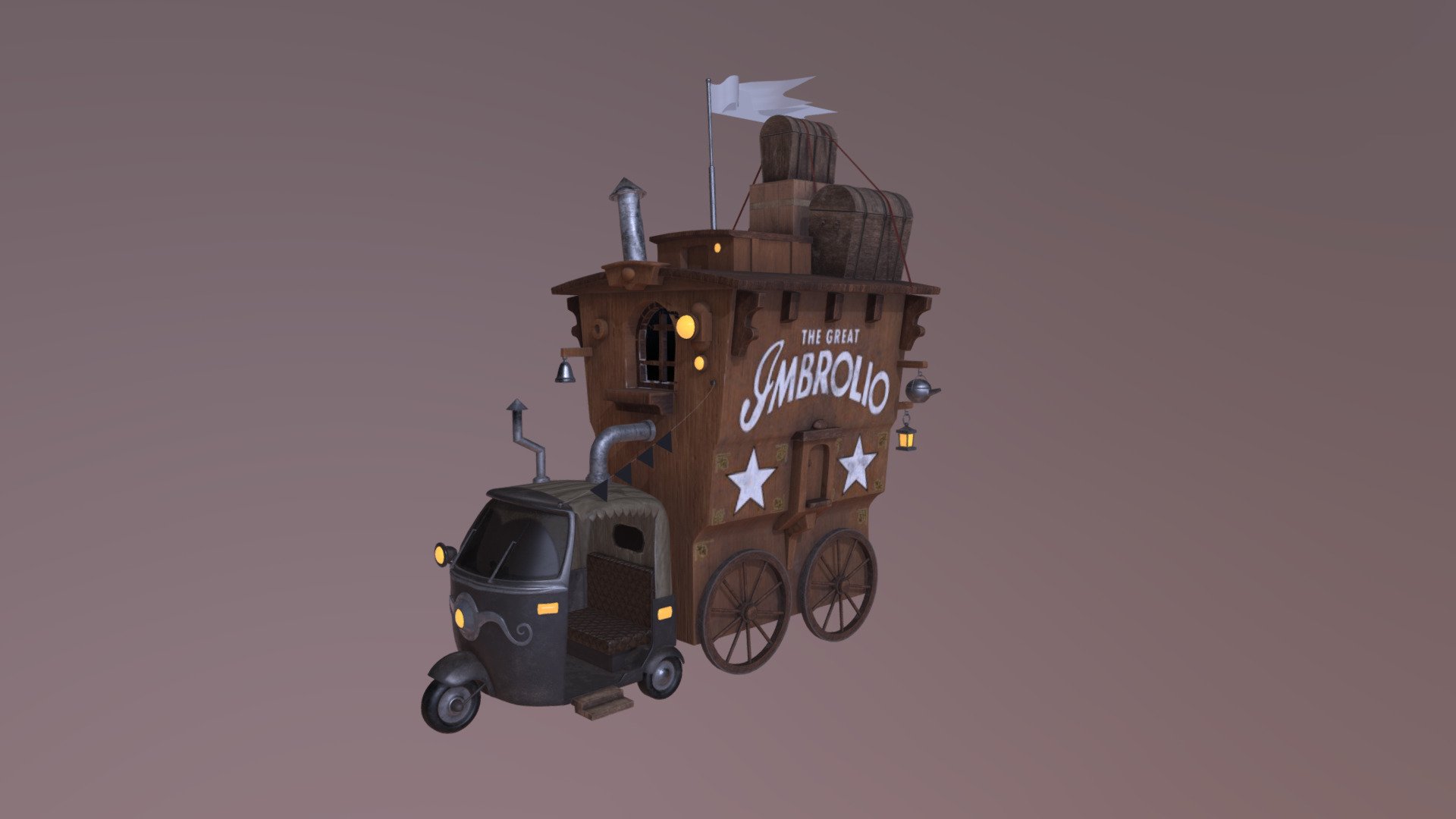 The Great Imbrolio of "Escape from Hat" - 3D model by Gurani [a8d2bb2 ...