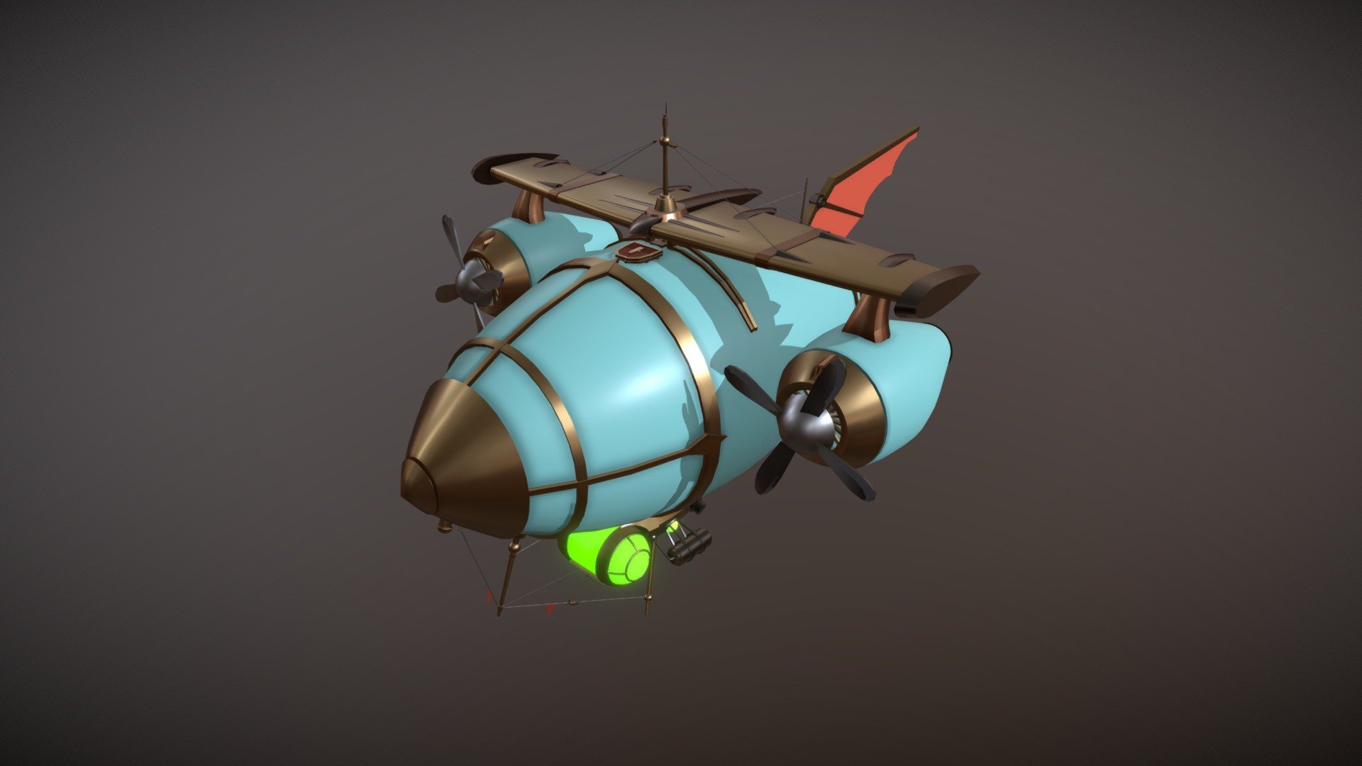 Zeppelin - 3D model by Sensetrigger [a8d2f1c] - Sketchfab
