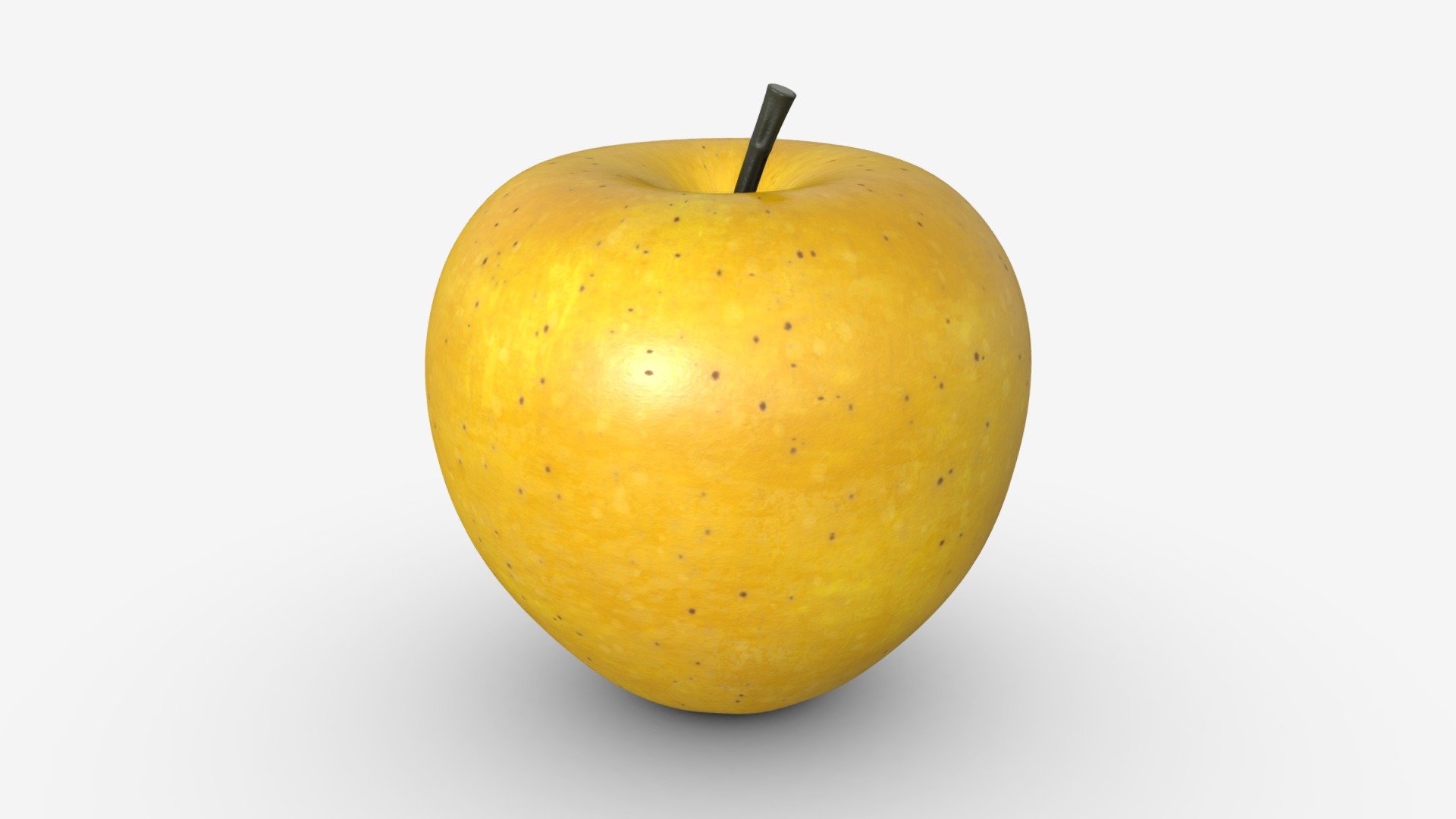 Apple single fruit golden - Buy Royalty Free 3D model by HQ3DMOD ...