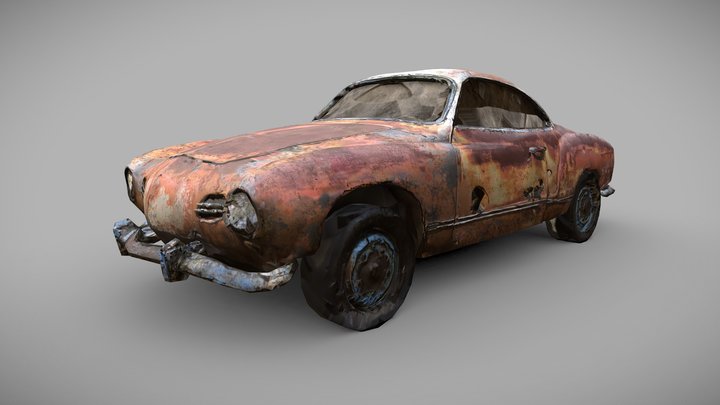 Rusted-car 3D models - Sketchfab