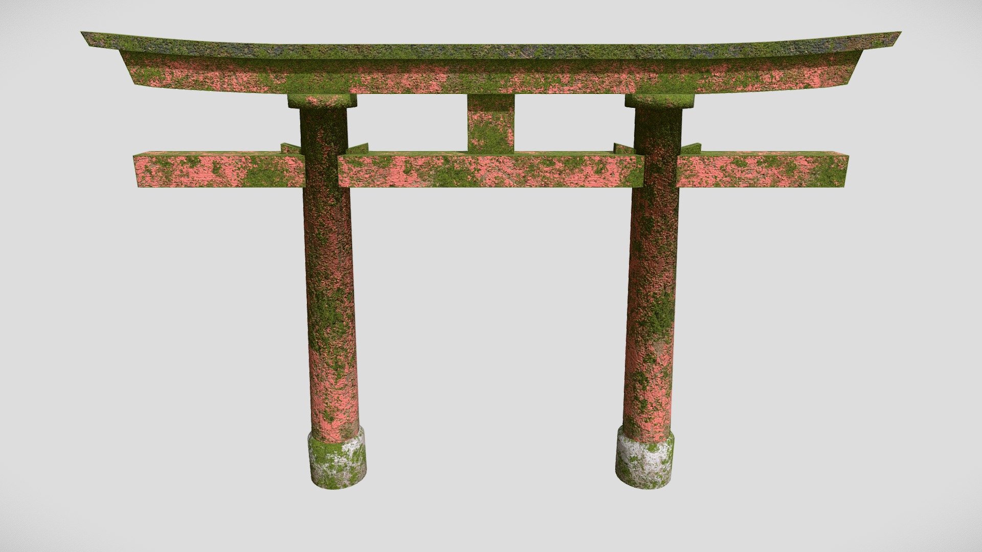 Mossy Japanese Torii - 3D model by Alexander.Treiner [a8d3f89] - Sketchfab