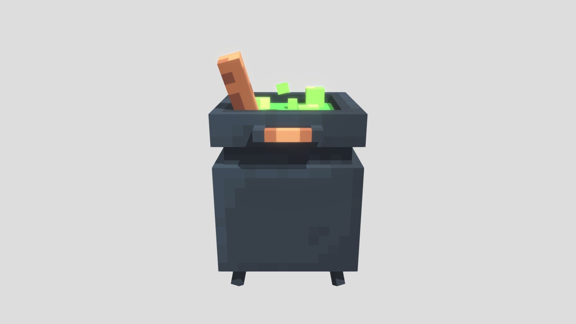 Witch Cooking Pot - 3D model by Iani_pix (@Blocky_Iani) [a8d4125 ...
