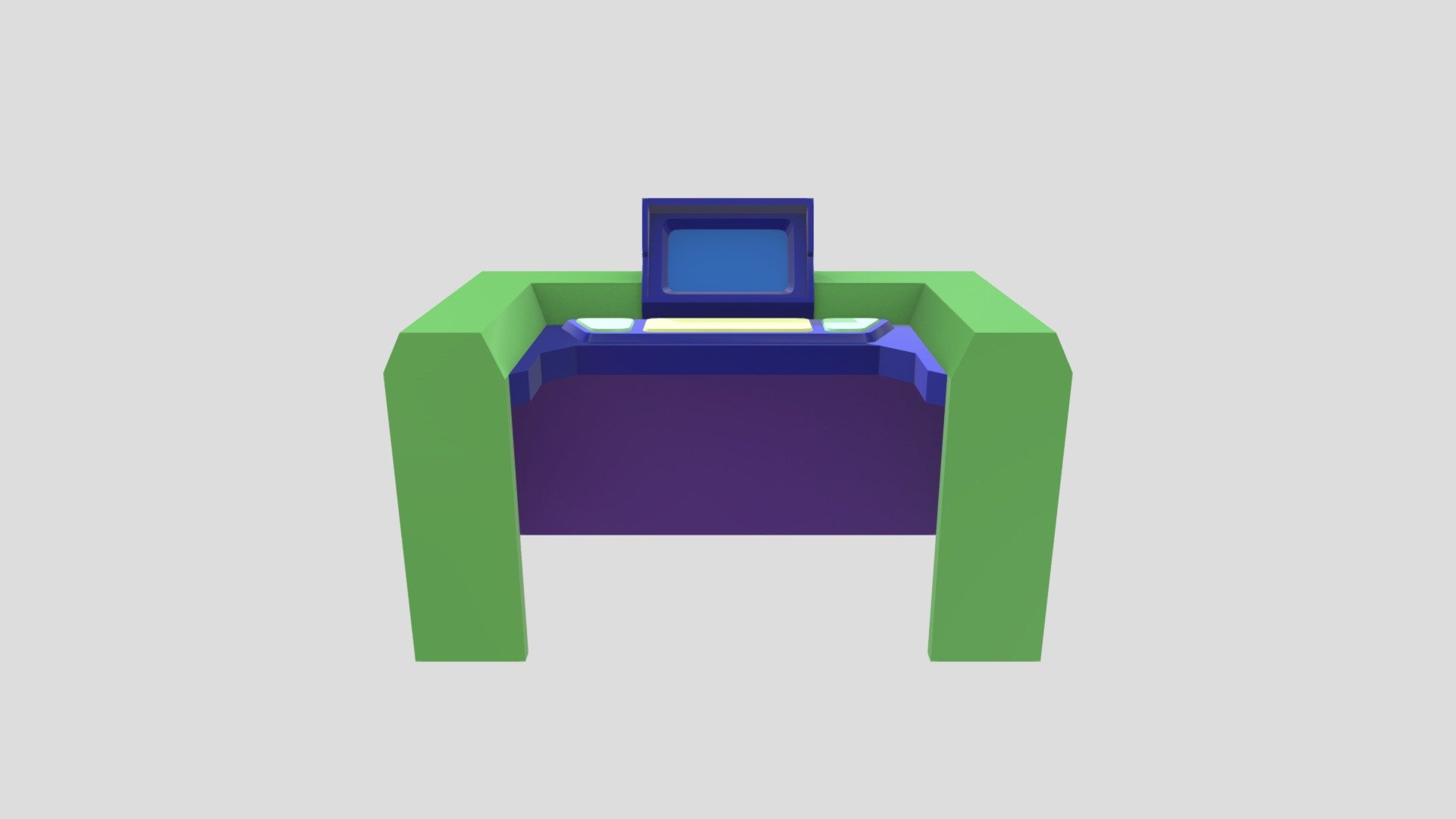 My Computer Desk - 3D model by geekGirl0 [a8d9d36] - Sketchfab