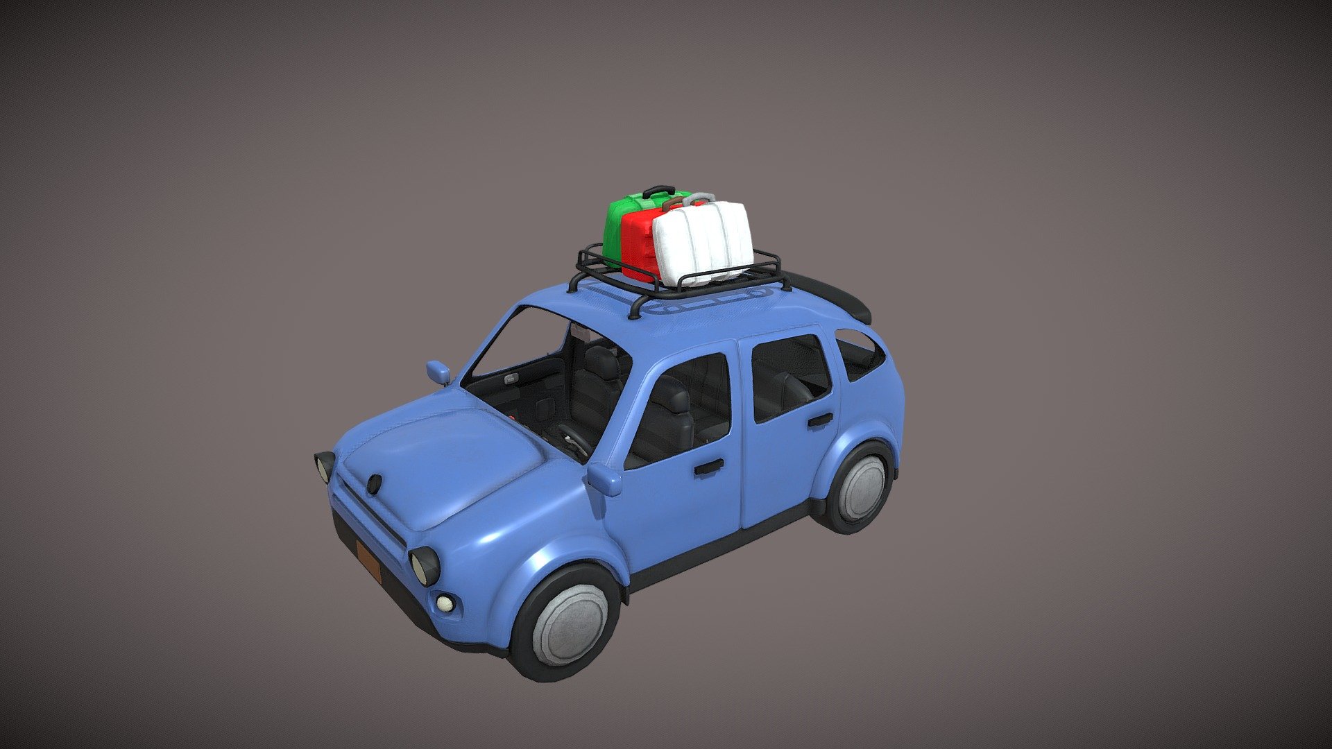 Car Cartoon 3D Model Car - 3D model by Tatiana Mateus (@ARTPEAK14 ...