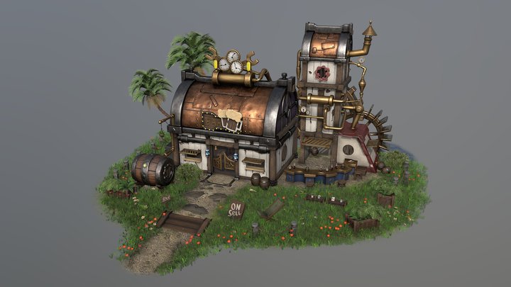Steampunk 3D models - Sketchfab