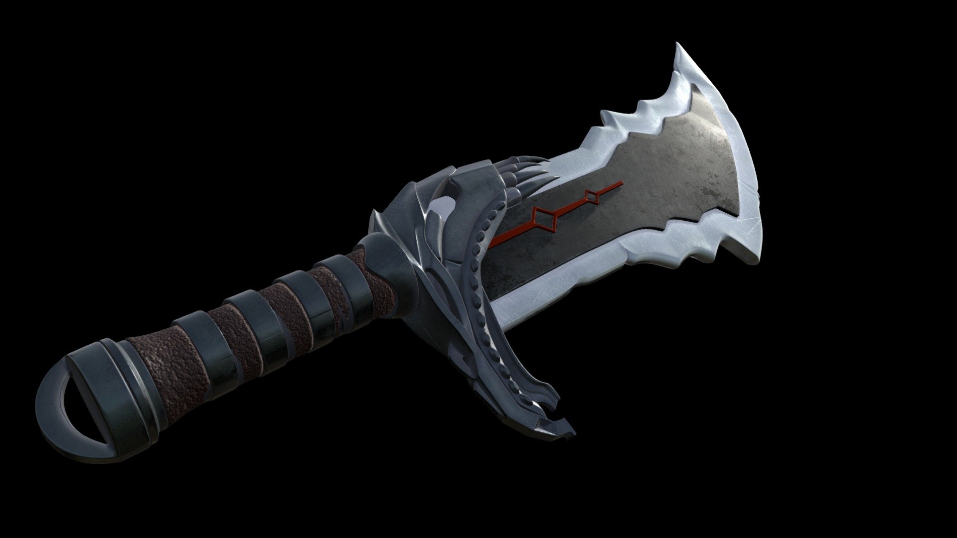 Blades of Chaos - Tier 2 - Buy Royalty Free 3D model by The Mighty Cube ...