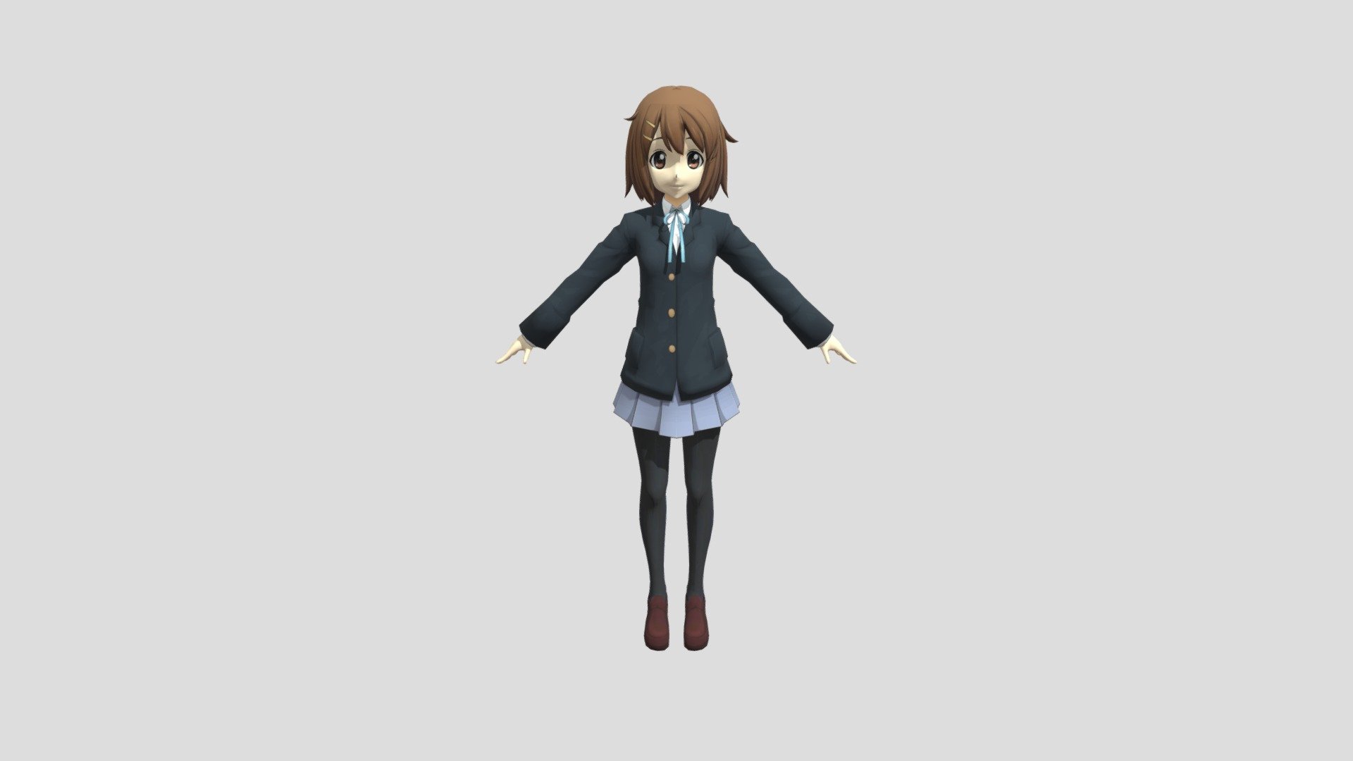 Hirasawa_yui___fbx - Download Free 3D model by Superfamicom ...