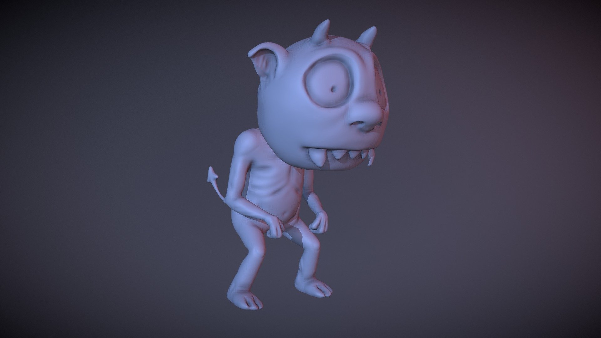 Sculpt January 2018 - 06 Monster - Buy Royalty Free 3D model by ...