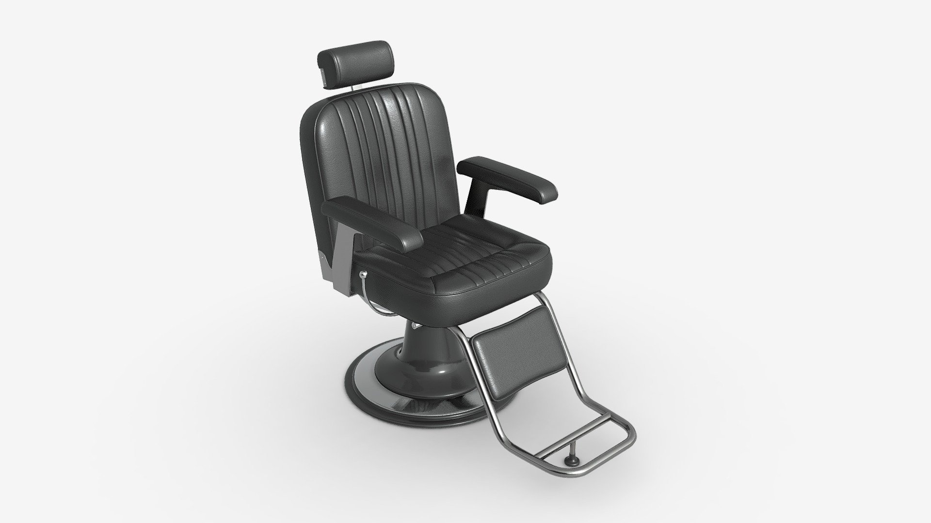 Barber Chair for Hairdressing Salon - Buy Royalty Free 3D model by ...