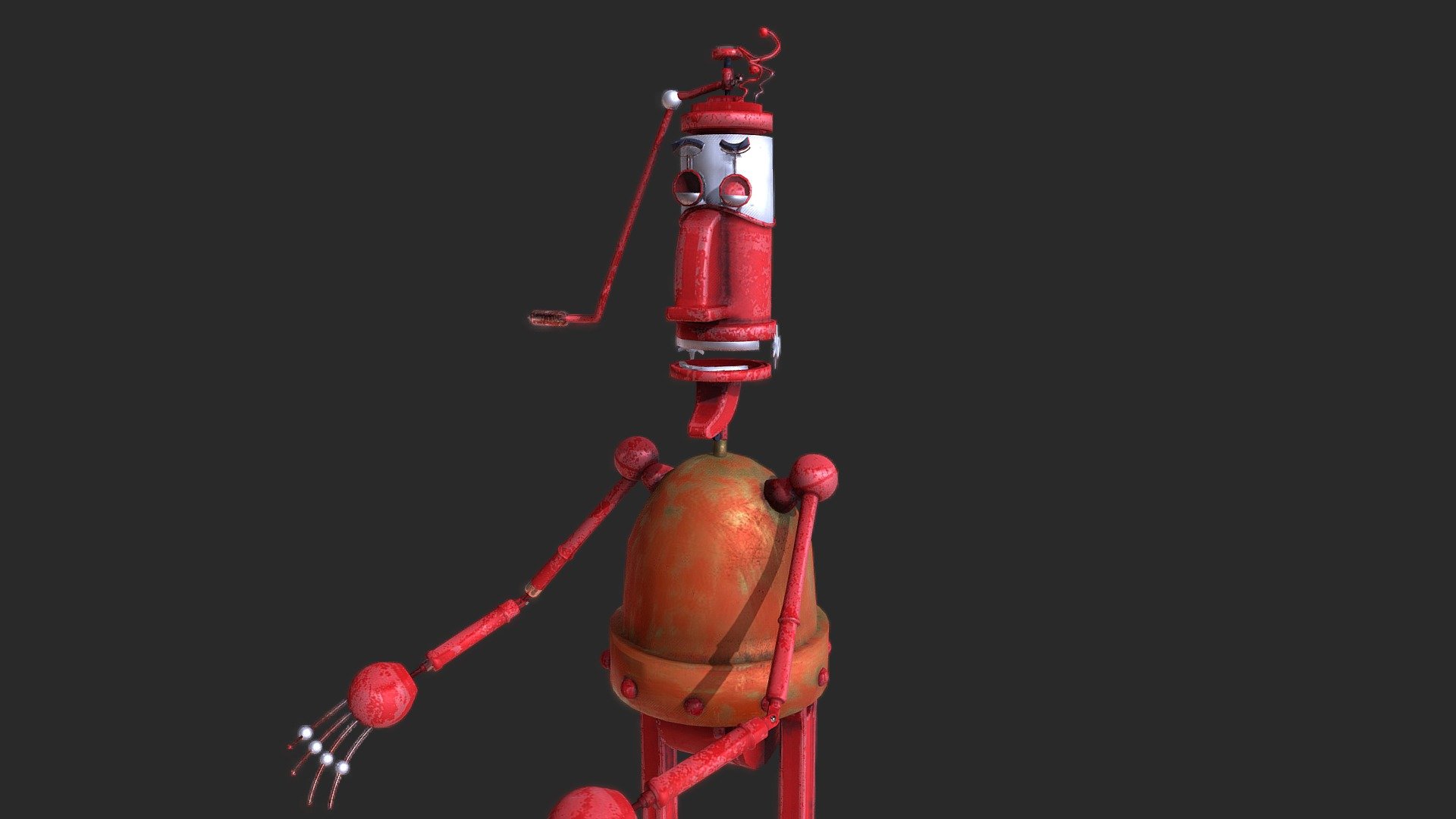 Robot - Fender - 3D model by Grua.altasideas [a8e2a8c] - Sketchfab