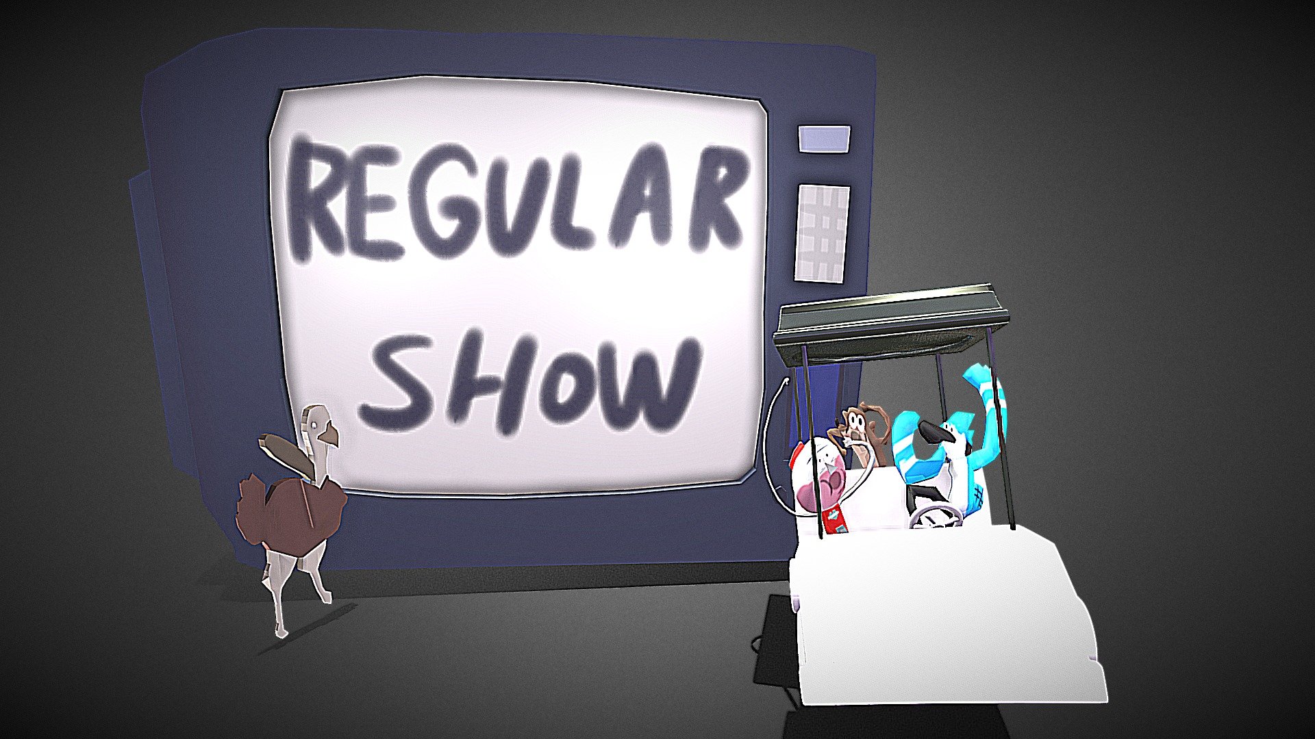 1111448069_曾佳葳_Regular Show - 3D model by 鴕鳥打棒球 (@R4cc00n) [a8e36b9 ...