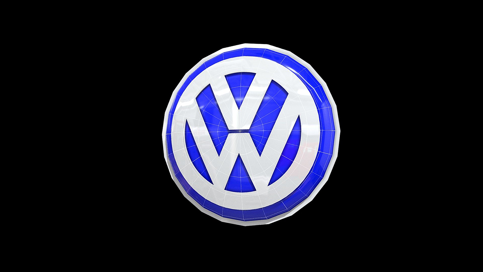 Volkswagen Logo - Download Free 3D model by Preview2SEbIT69 [a8e411f ...