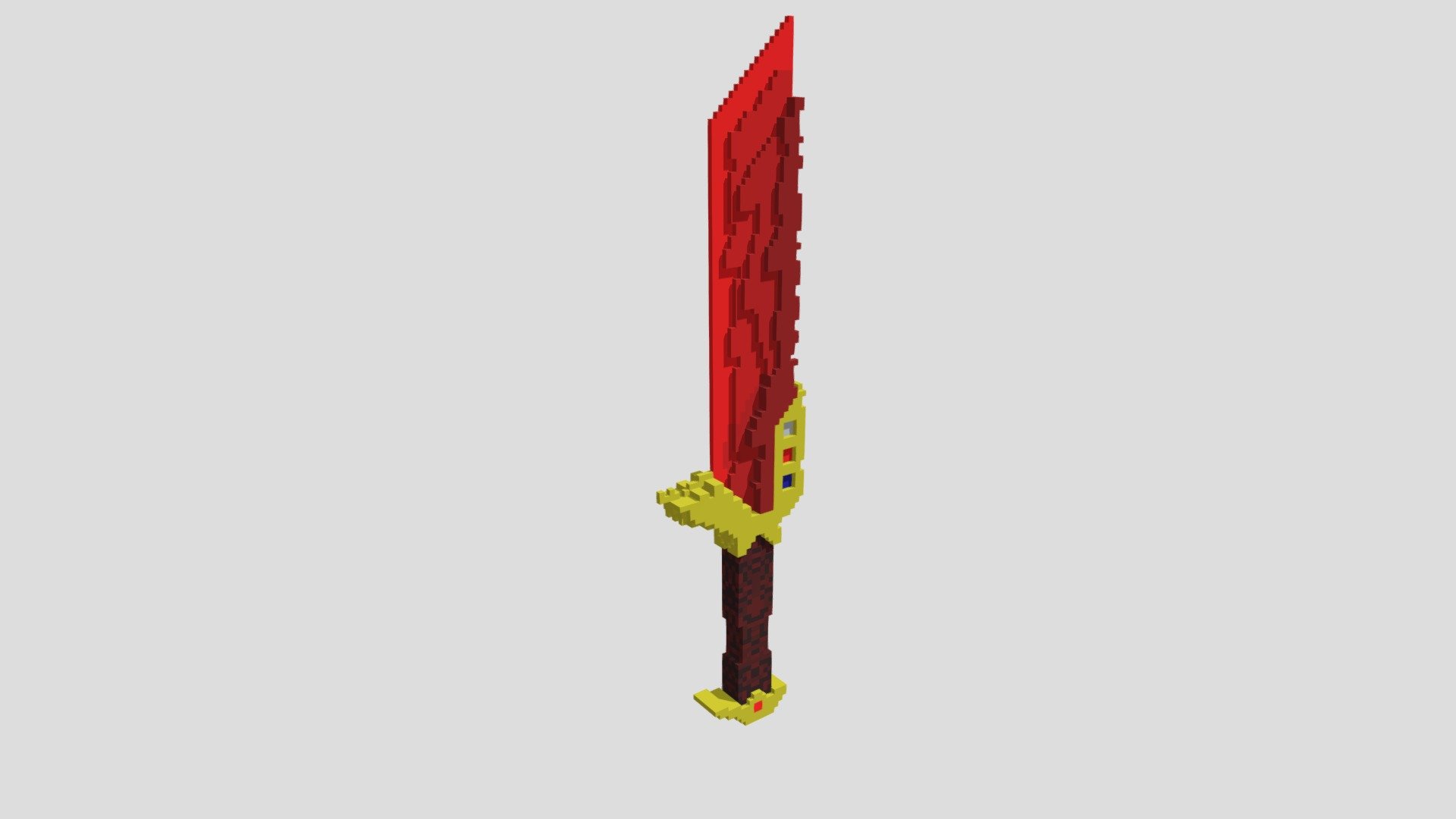 Lava Sword Voxel - Download Free 3D model by sooraj (@soorajakshara2000 ...
