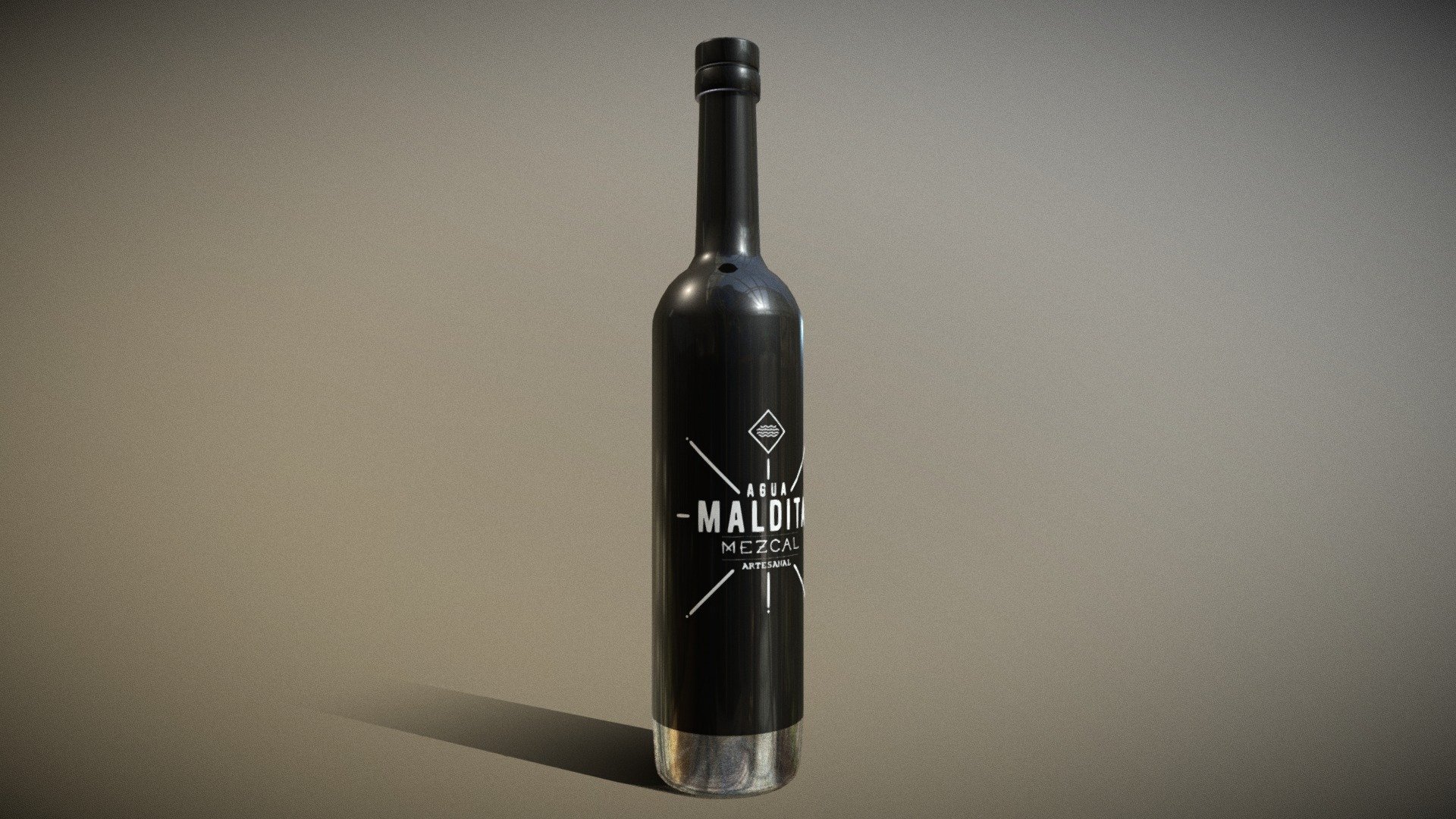 Mezcal Agua Maldita - 3D model by Jonathan Martinez (@martinezxdon ...