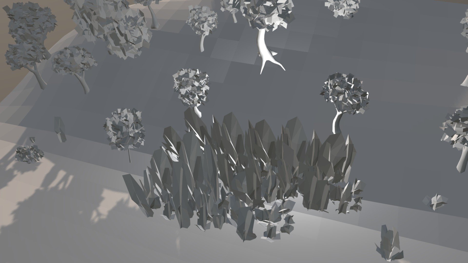 Valley with Trees Valle con Árboles - Download Free 3D model by ...