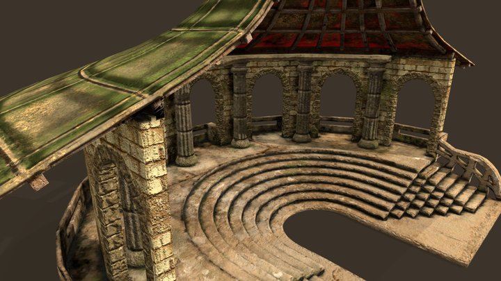 Amphitheater 3D models - Sketchfab