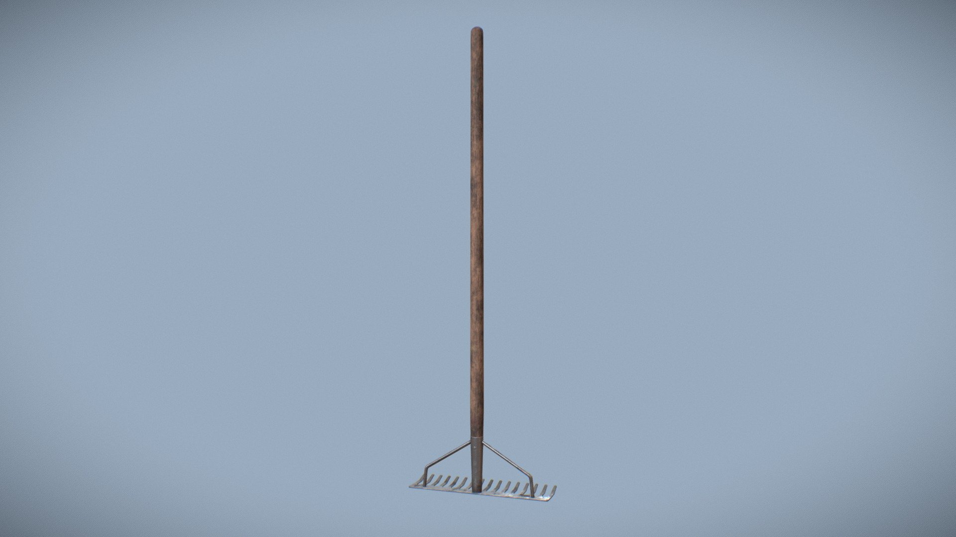 Low poly garden rake - 3D model by IgorLethe [a8e74af] - Sketchfab