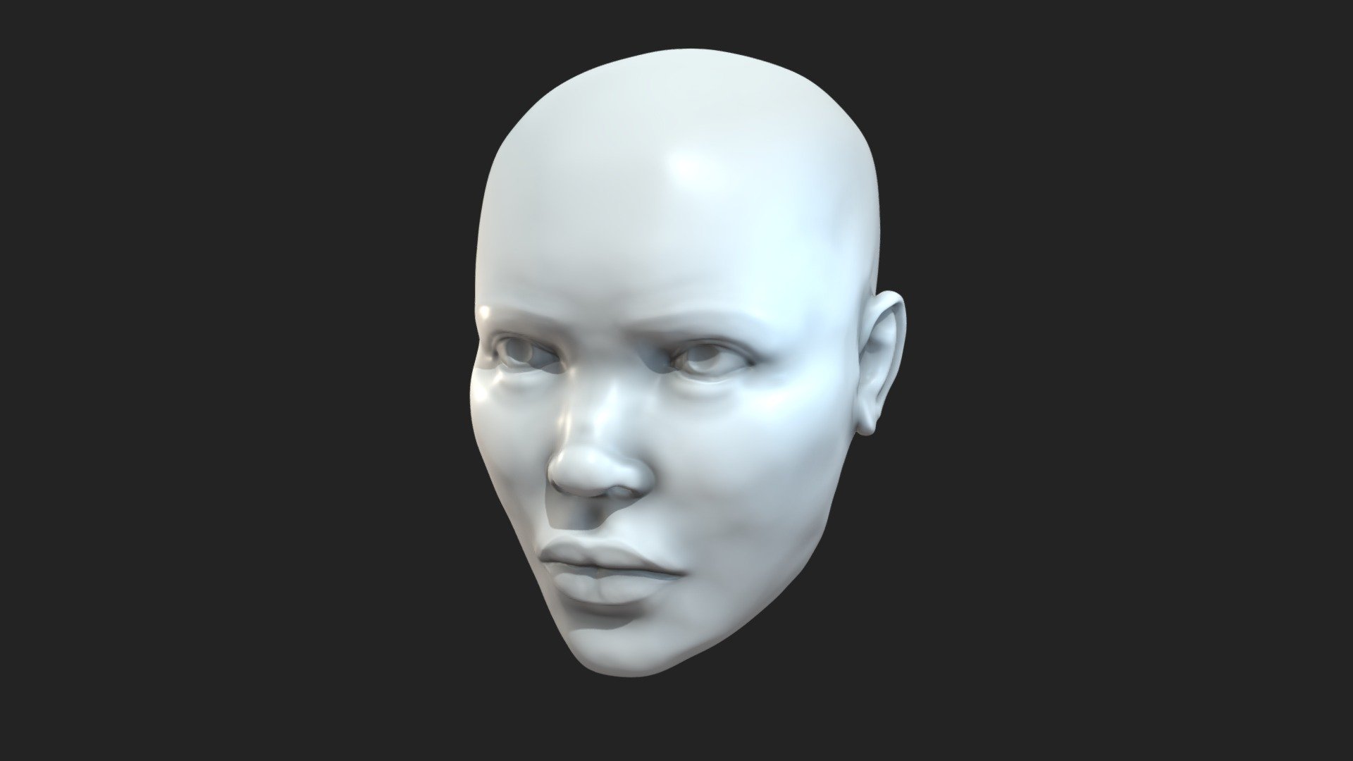 Female Head Sculpt - Buy Royalty Free 3D model by sketchzombie [a8e7a7f ...