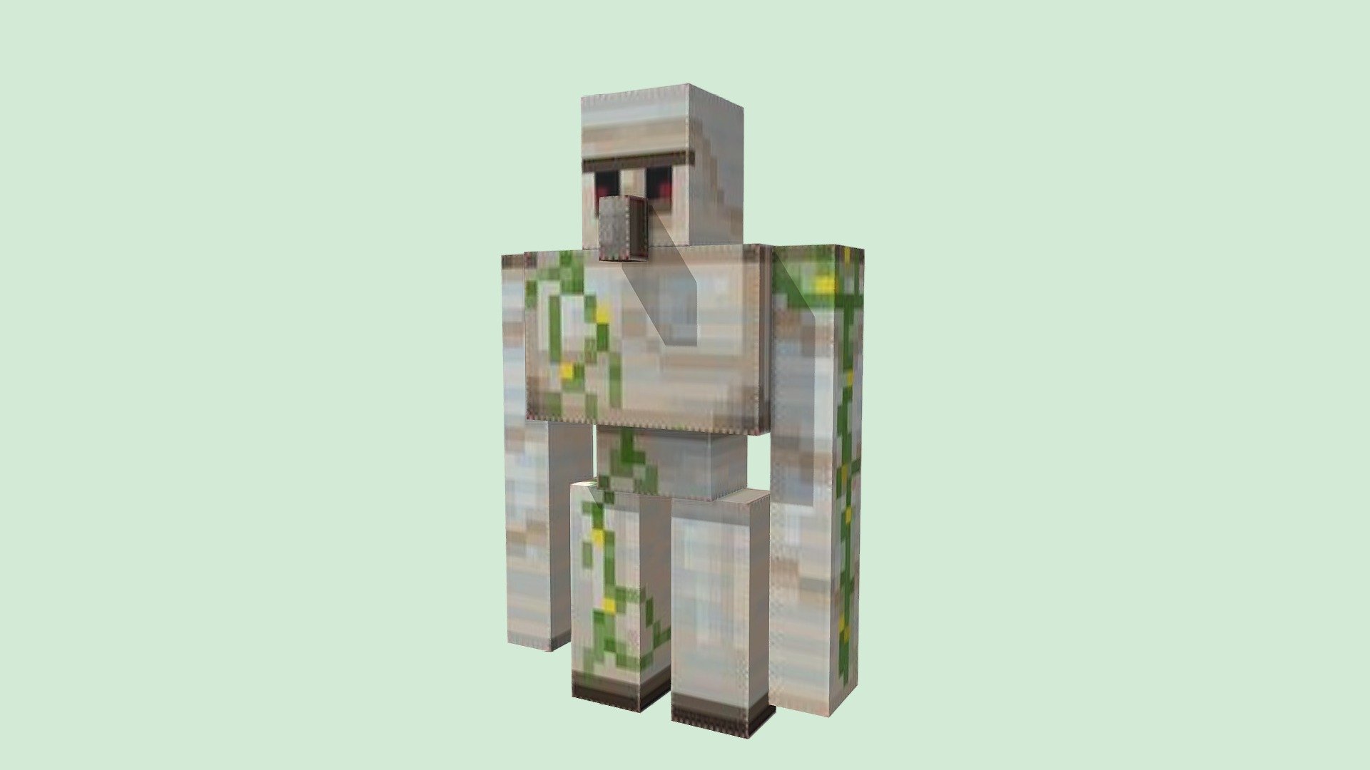 Iron Minecraft Golem - Download Free 3D model by My Name Is This ...