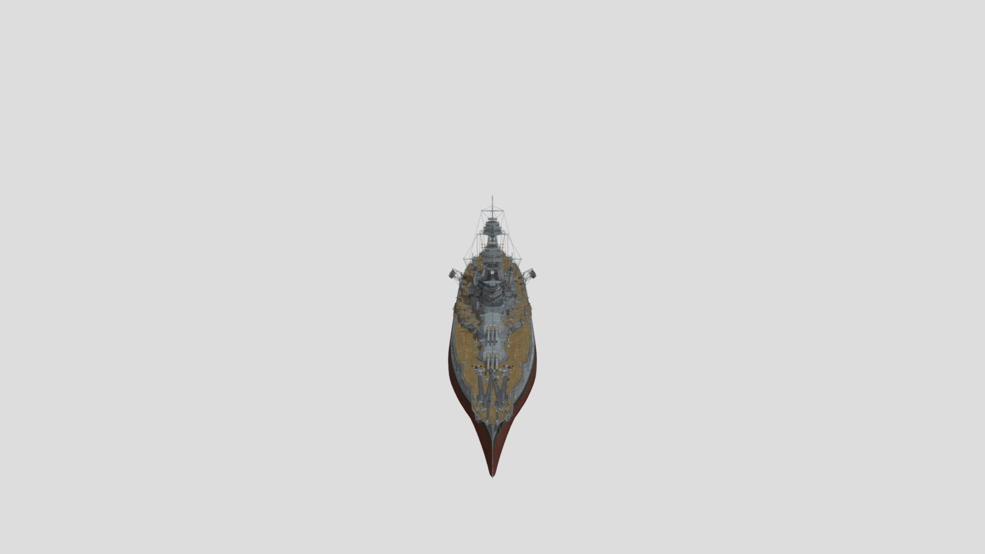 USS Arizona (War Thunder) - Download Free 3D model by KojfDiscord ...