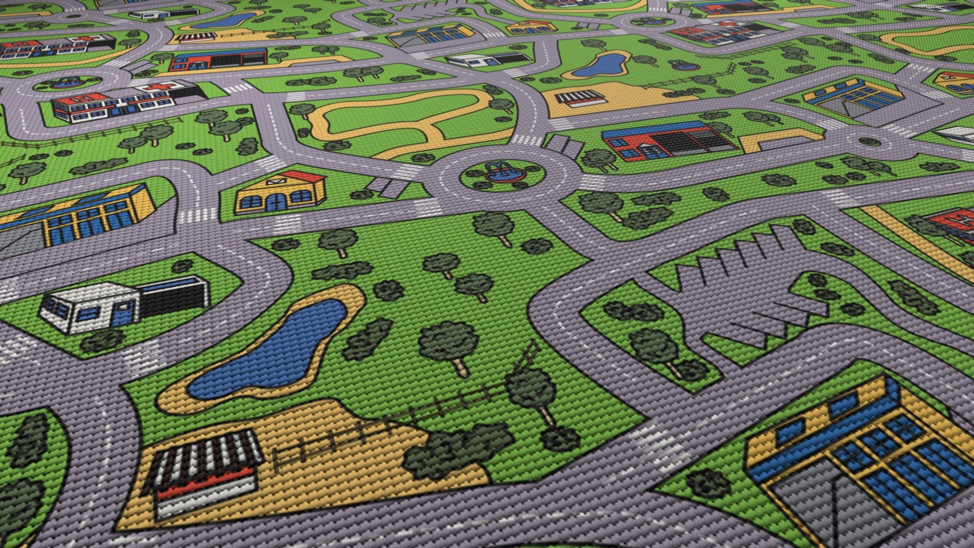 City Playmat - 3D model by edhjordan [a8eae99] - Sketchfab
