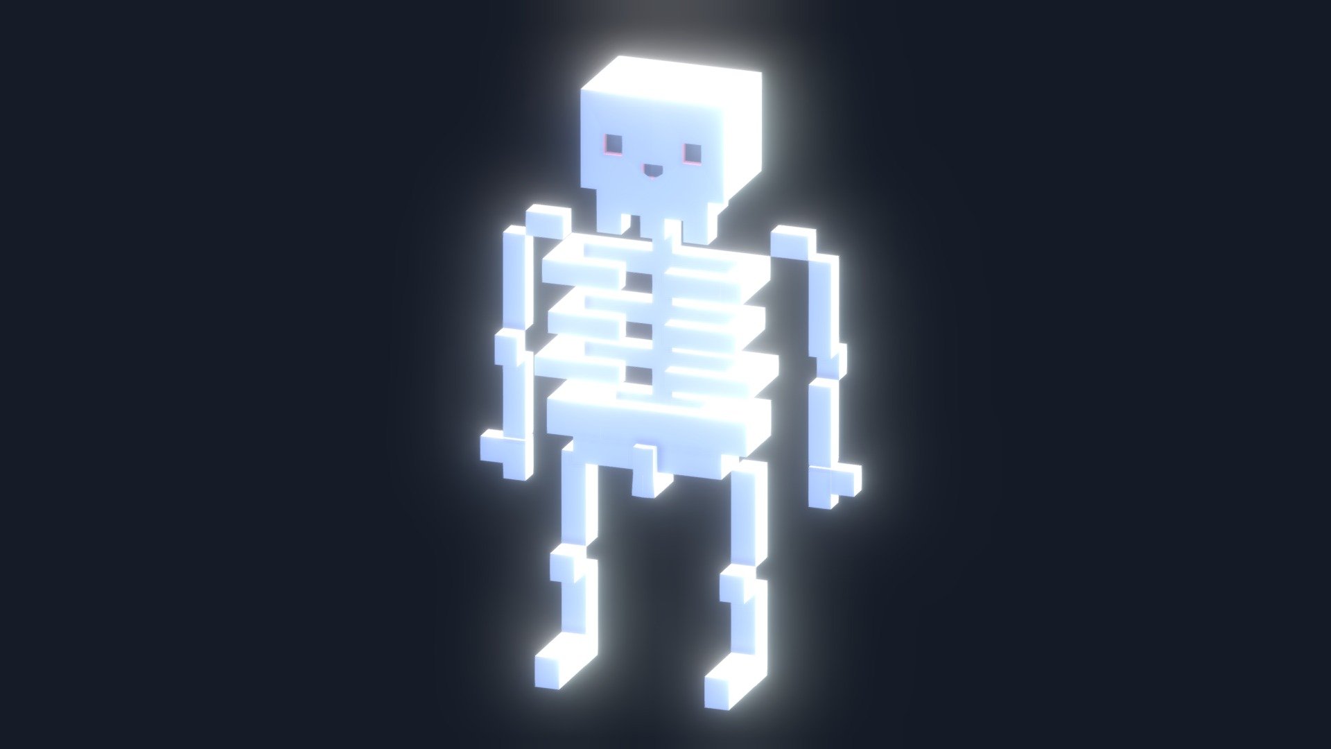 Voxel Skull - 3D model by dimas darfiangga (@dimass.darfiangga ...