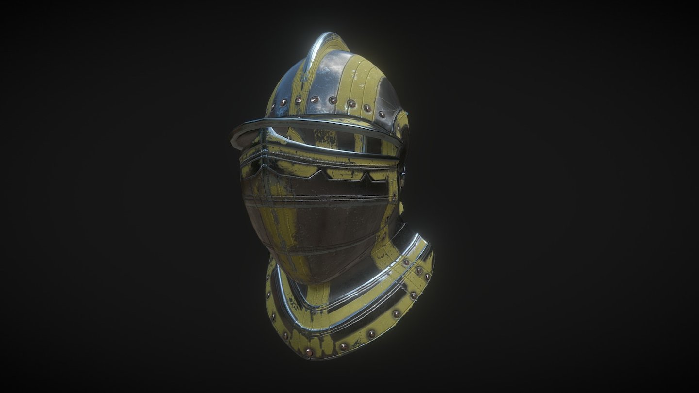 Knight Helmet - 3D model by viktorcemboran [a8ec706] - Sketchfab