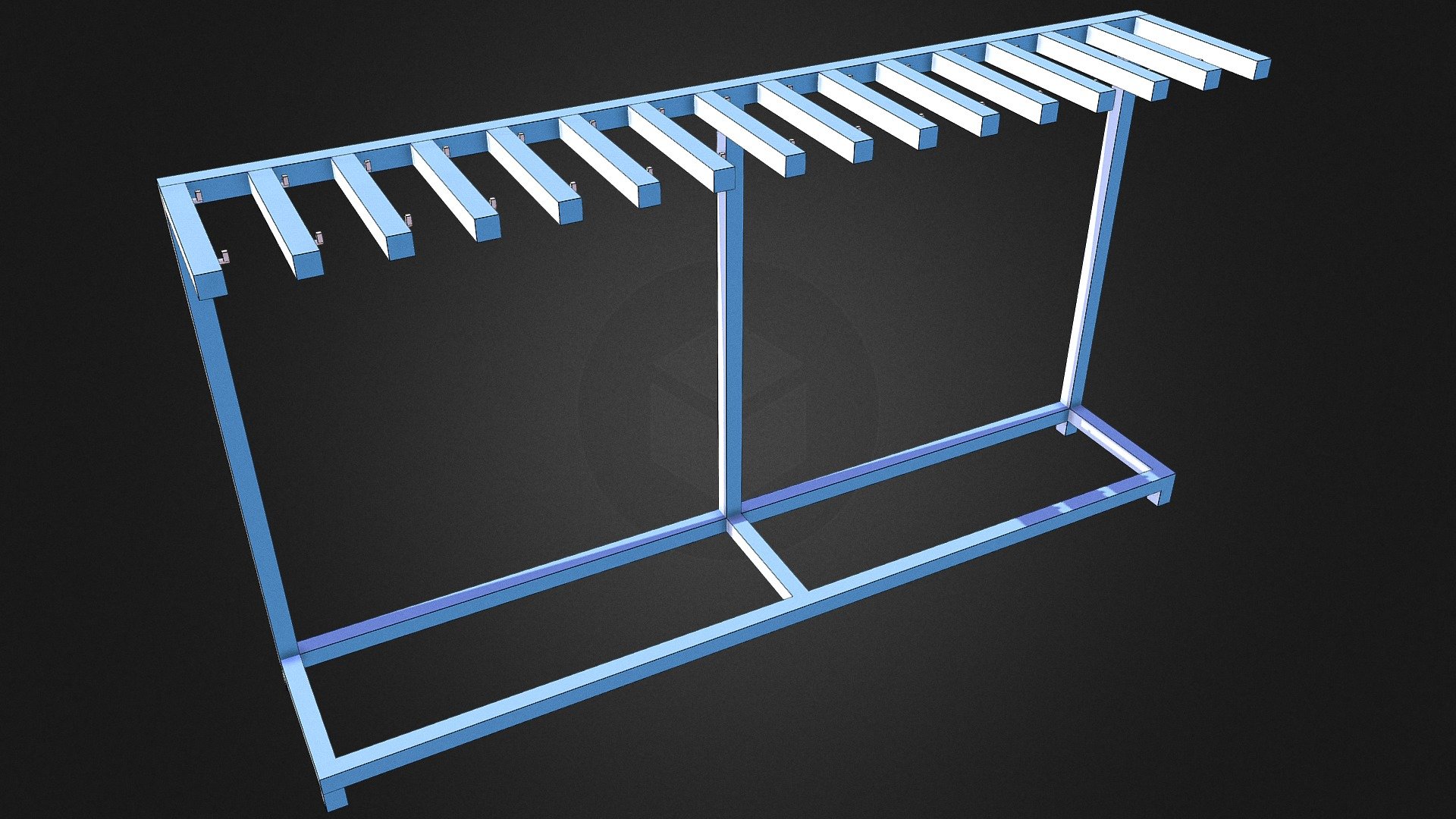Rack Stand - 2 - 3D model by jun1209 [a8ecc92] - Sketchfab