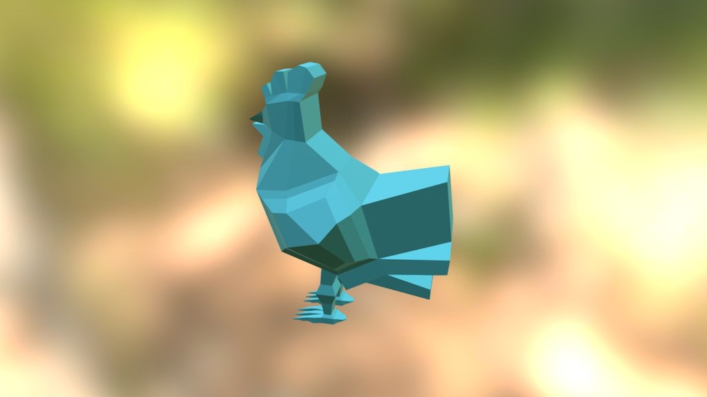 Gallo - 3D model by Ivanna Macias (@immacias) [a8ed0b3] - Sketchfab