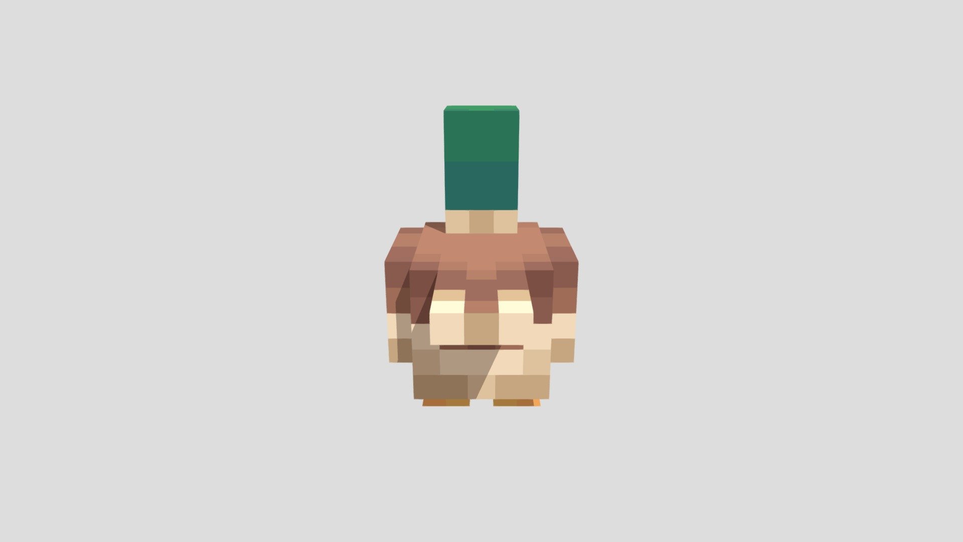 Minecraft - Duck - 3D model by Feebelle [a8ee13c] - Sketchfab