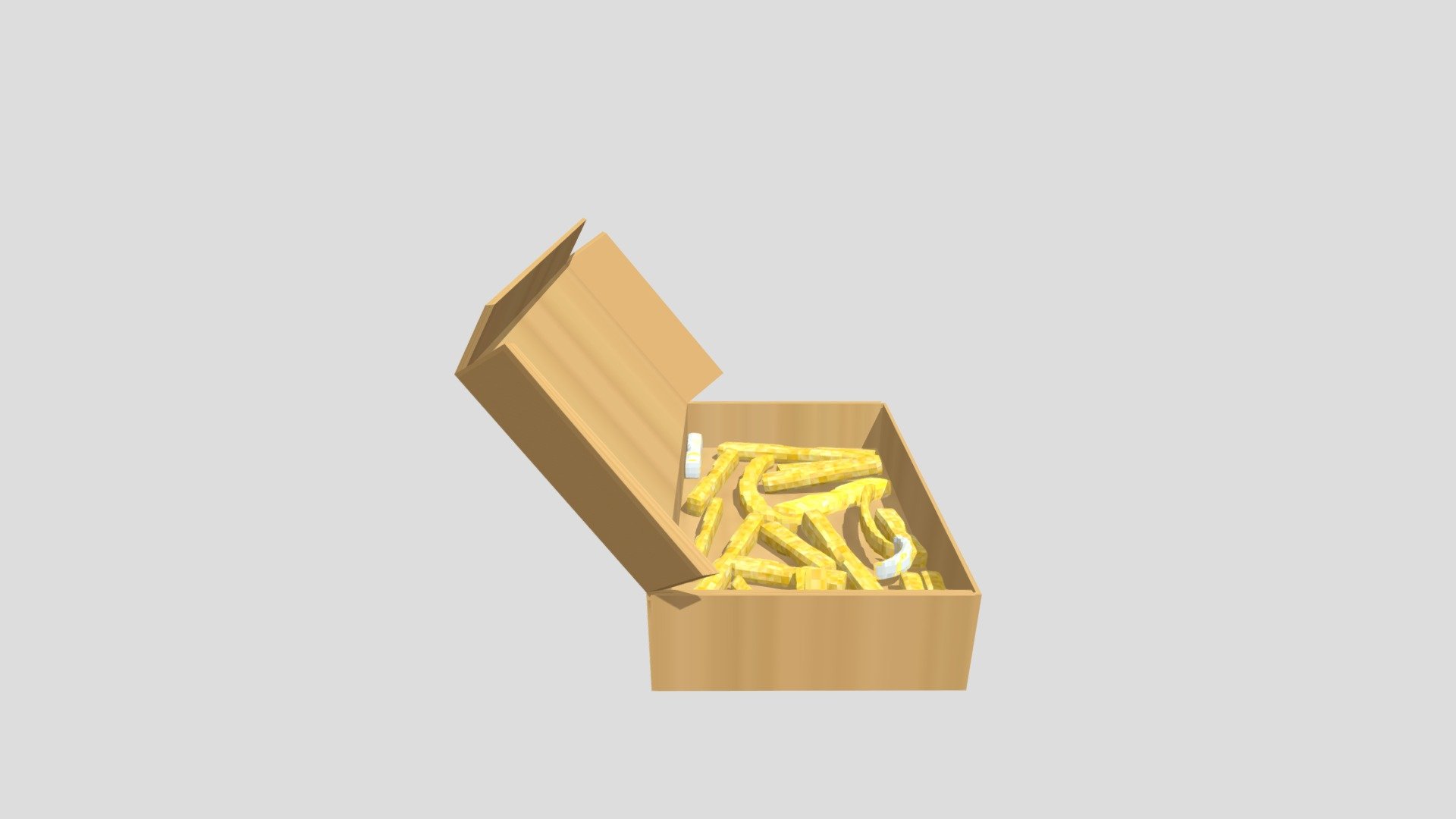 boxofchips - 3D model by Meg.B (@MegBun) [a8eeb18] - Sketchfab
