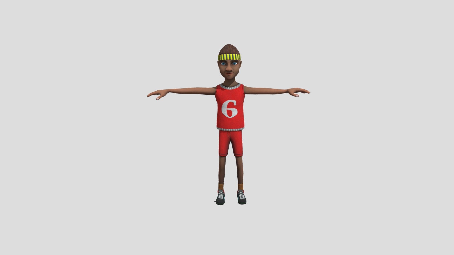 Basketball Males Player 6 - 3D model by creative.avl [a8f07d8] - Sketchfab
