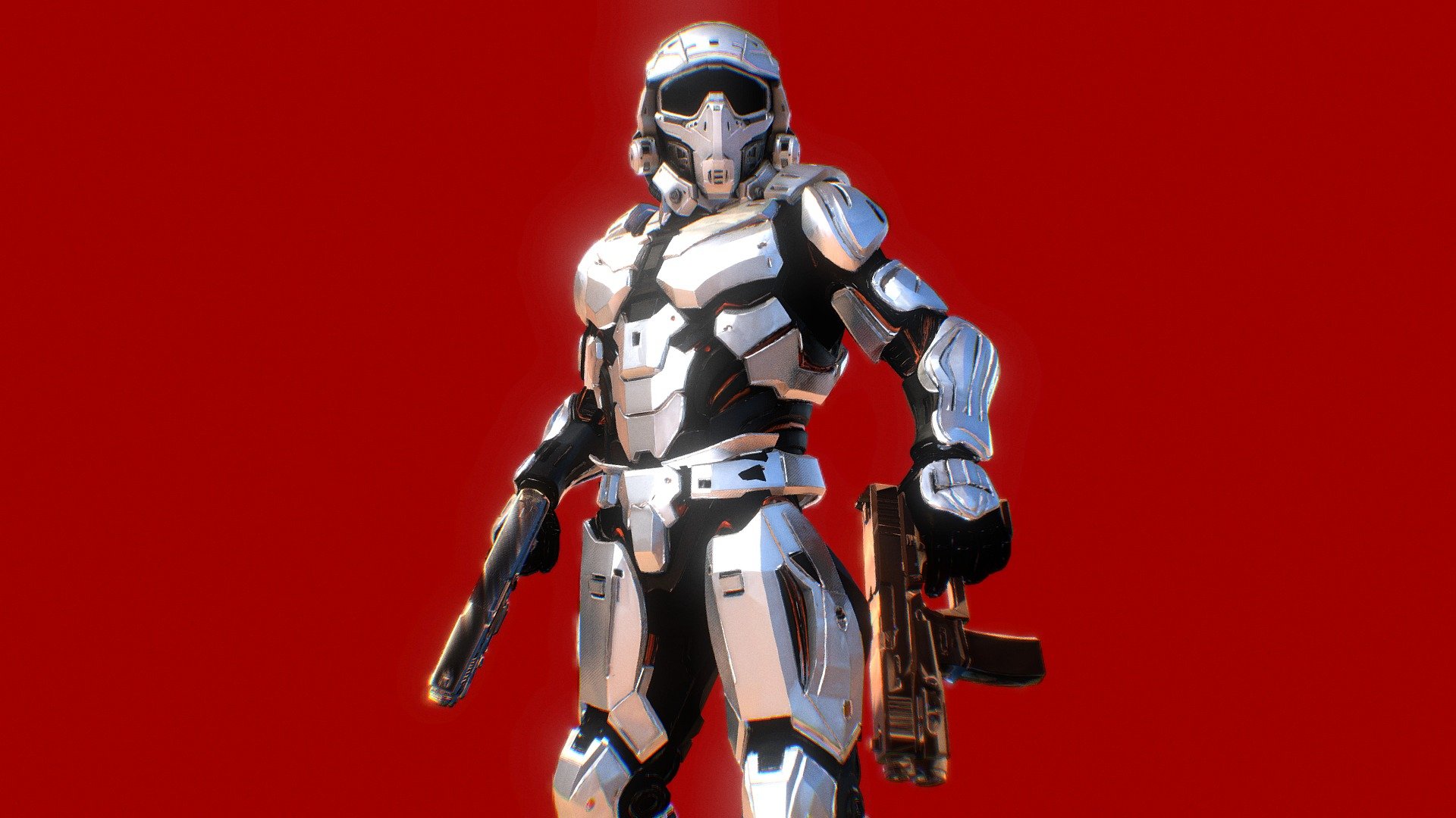 Silver Soldier (Animated) - Download Free 3D model by Jungle Jim ...
