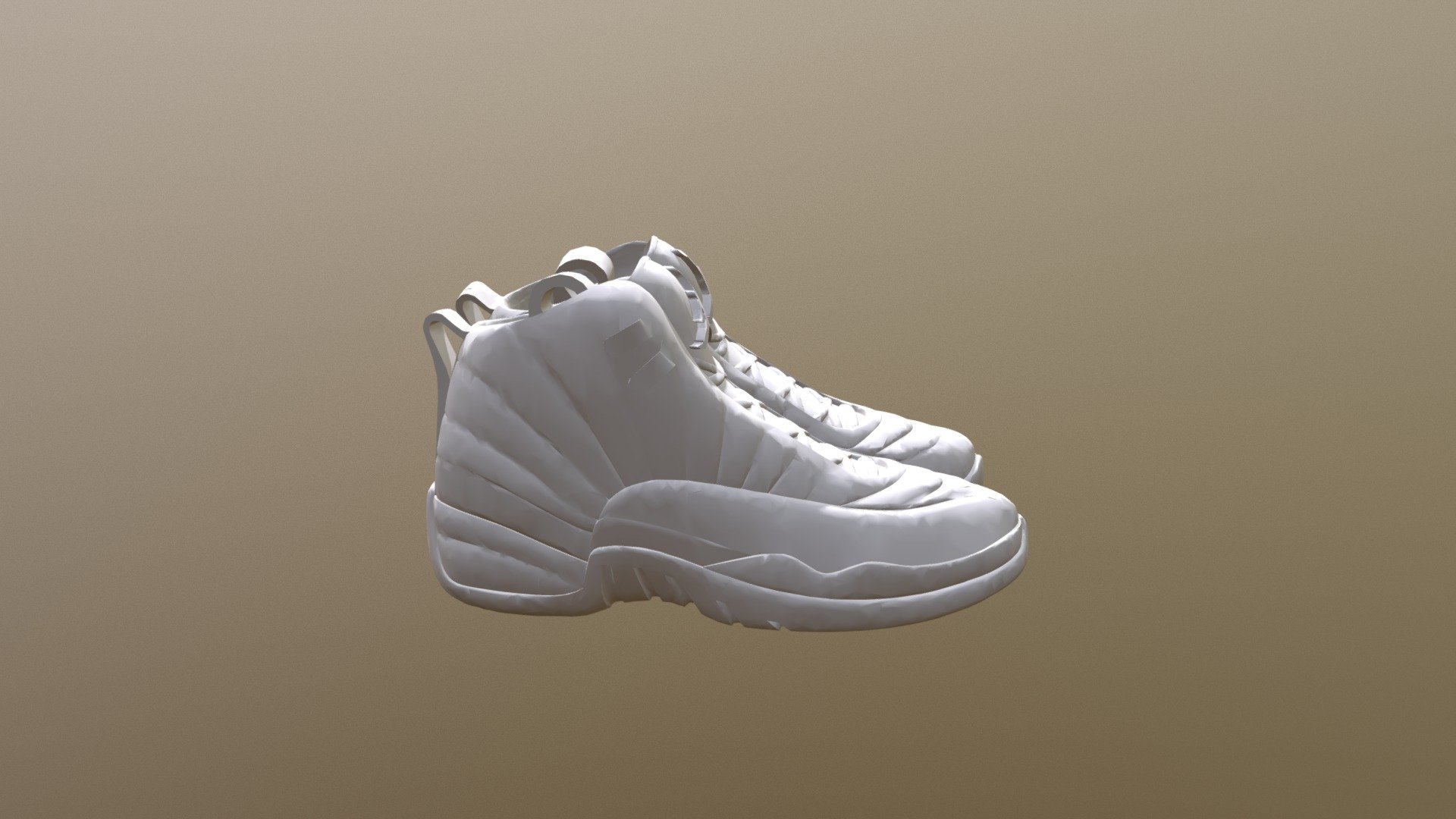 Blue Jordan Retro 12's - 3D model by jake.catterall [a8f4c8c] - Sketchfab