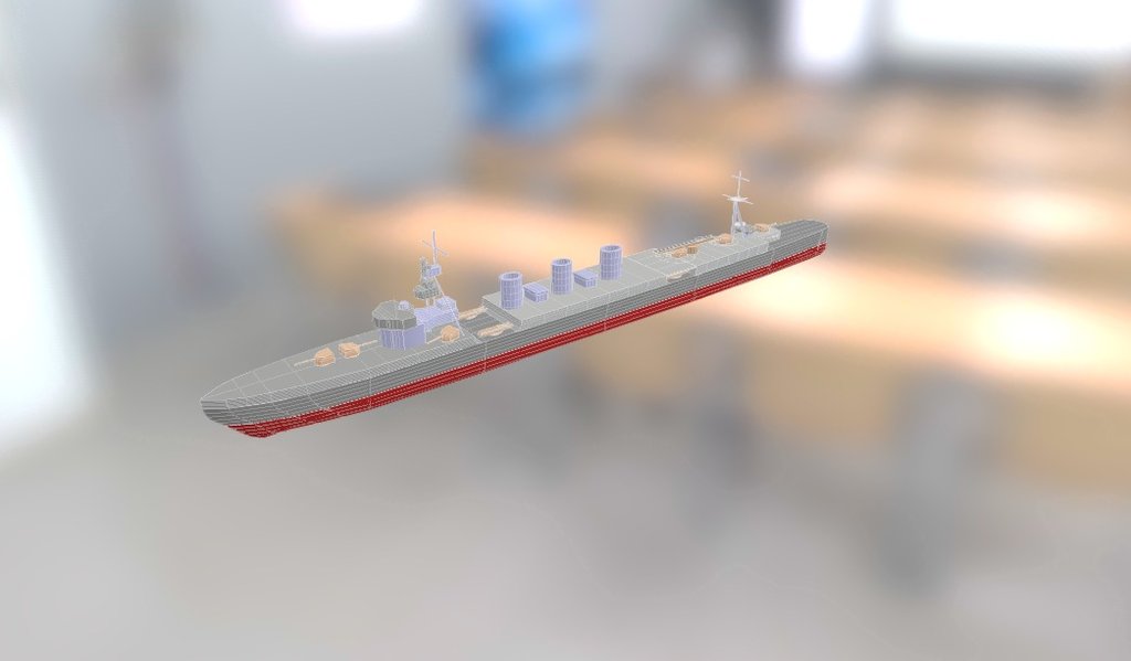 IJN Kuma (low poly) - Download Free 3D model by cryo83 [a8f4d2e ...