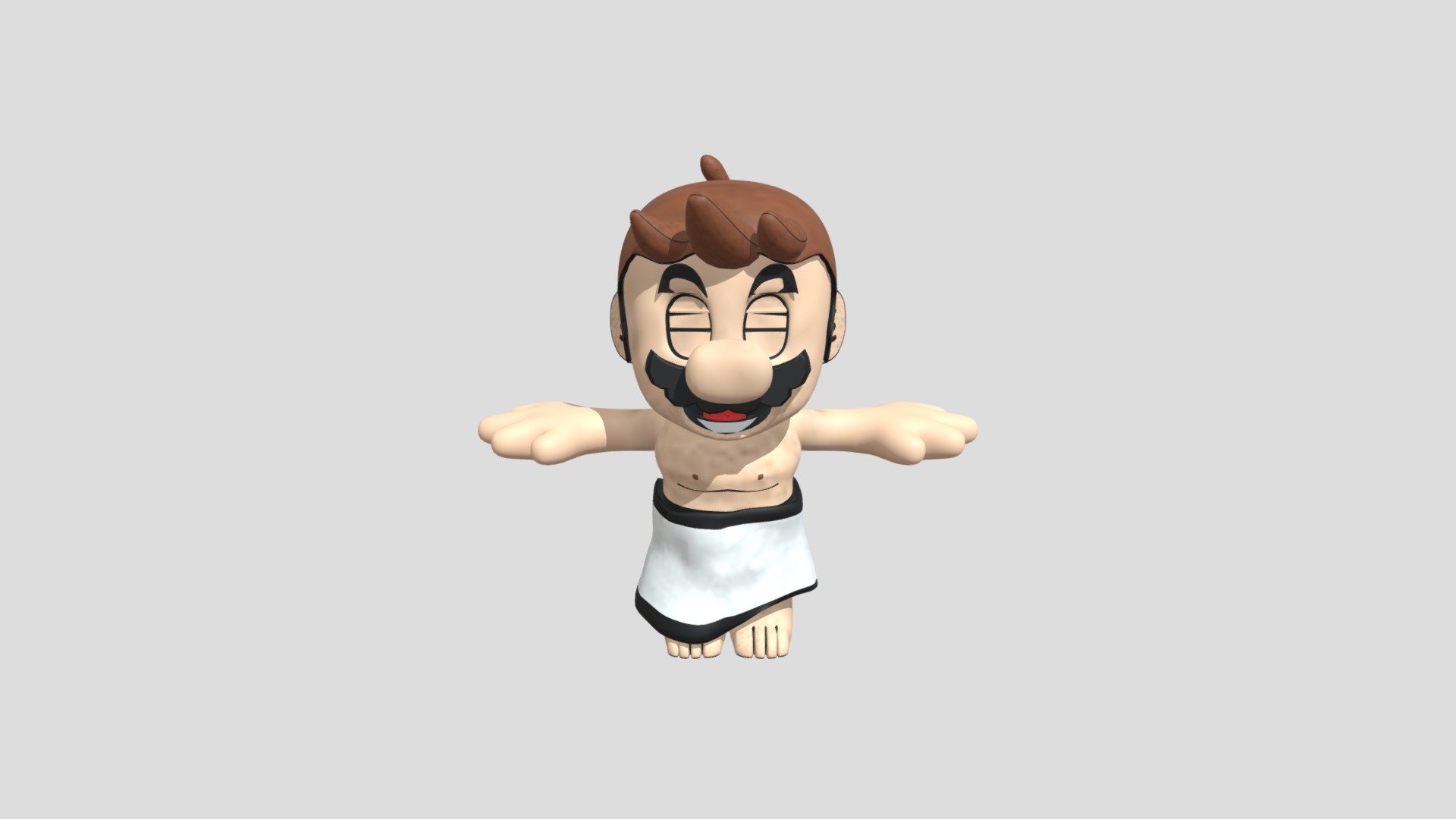 Mario (Towel) - Download Free 3D model by Zonejolt (@y29401942 ...