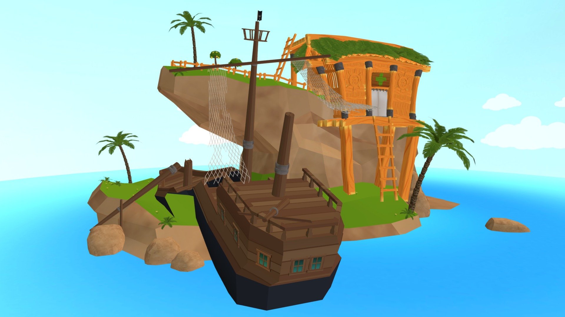 Hut of the Pirate Doctor - 3D model by StefanieBuerger [a8f5105 ...